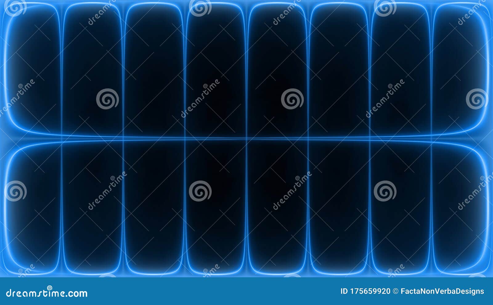 Seamless Abstract Futuristic Pattern Illustration 3d Render Stock ...