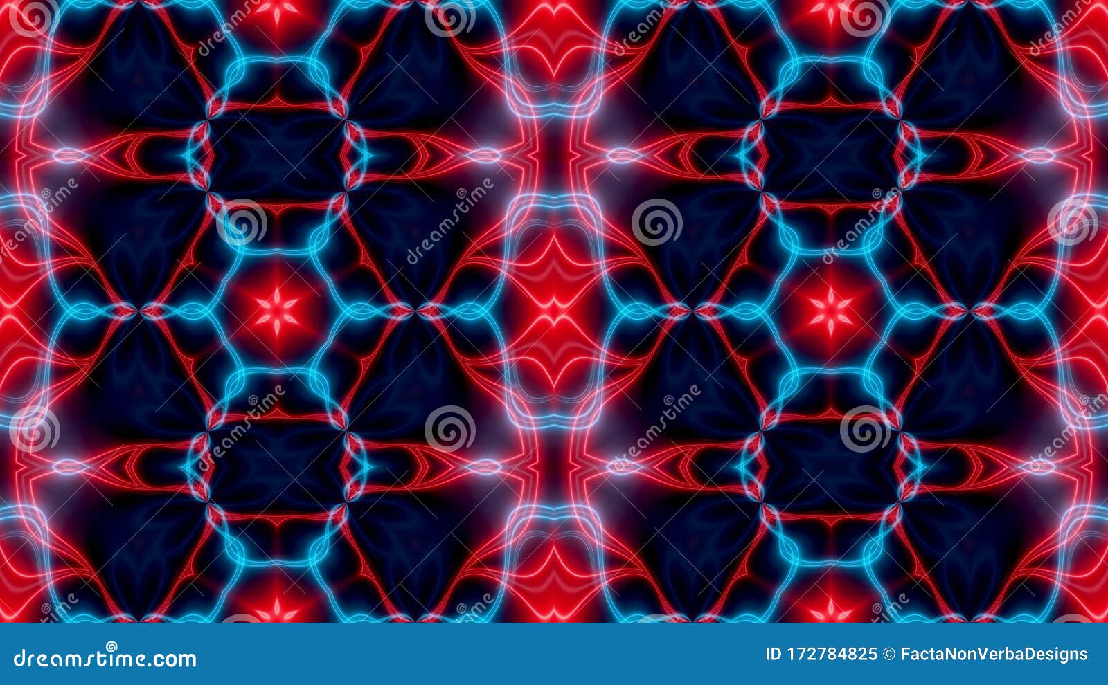 Seamless Abstract Futuristic Pattern Illustration 3d Render Stock ...