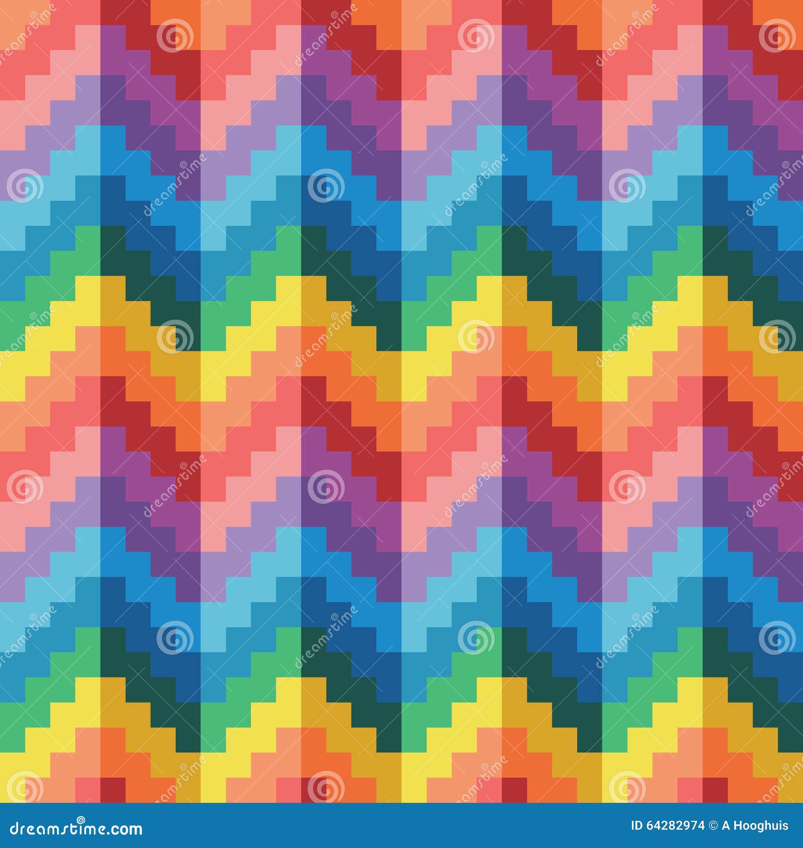 Pixel Rainbow Pattern Background. EPS8 Vector | CartoonDealer.com #56132094