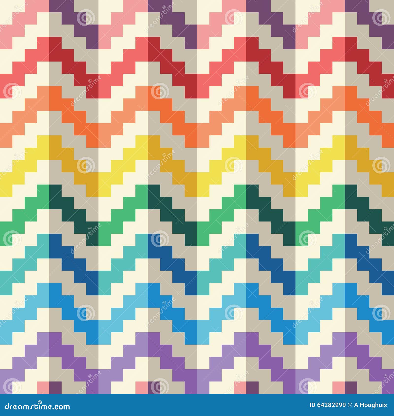 Pixel Rainbow Pattern Background. EPS8 Vector | CartoonDealer.com #56132094