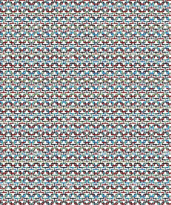 Seamless Abstract Geometric Allover Patterns Illustrations for Fabrics ...