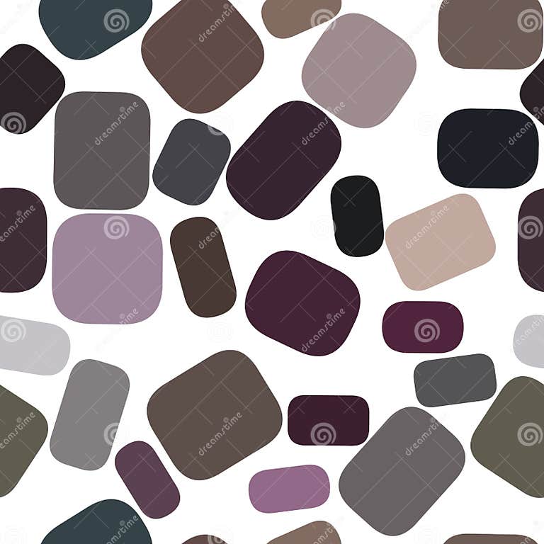 Seamless Abstract Geometric Background with Shape of Rounded Rectangle ...
