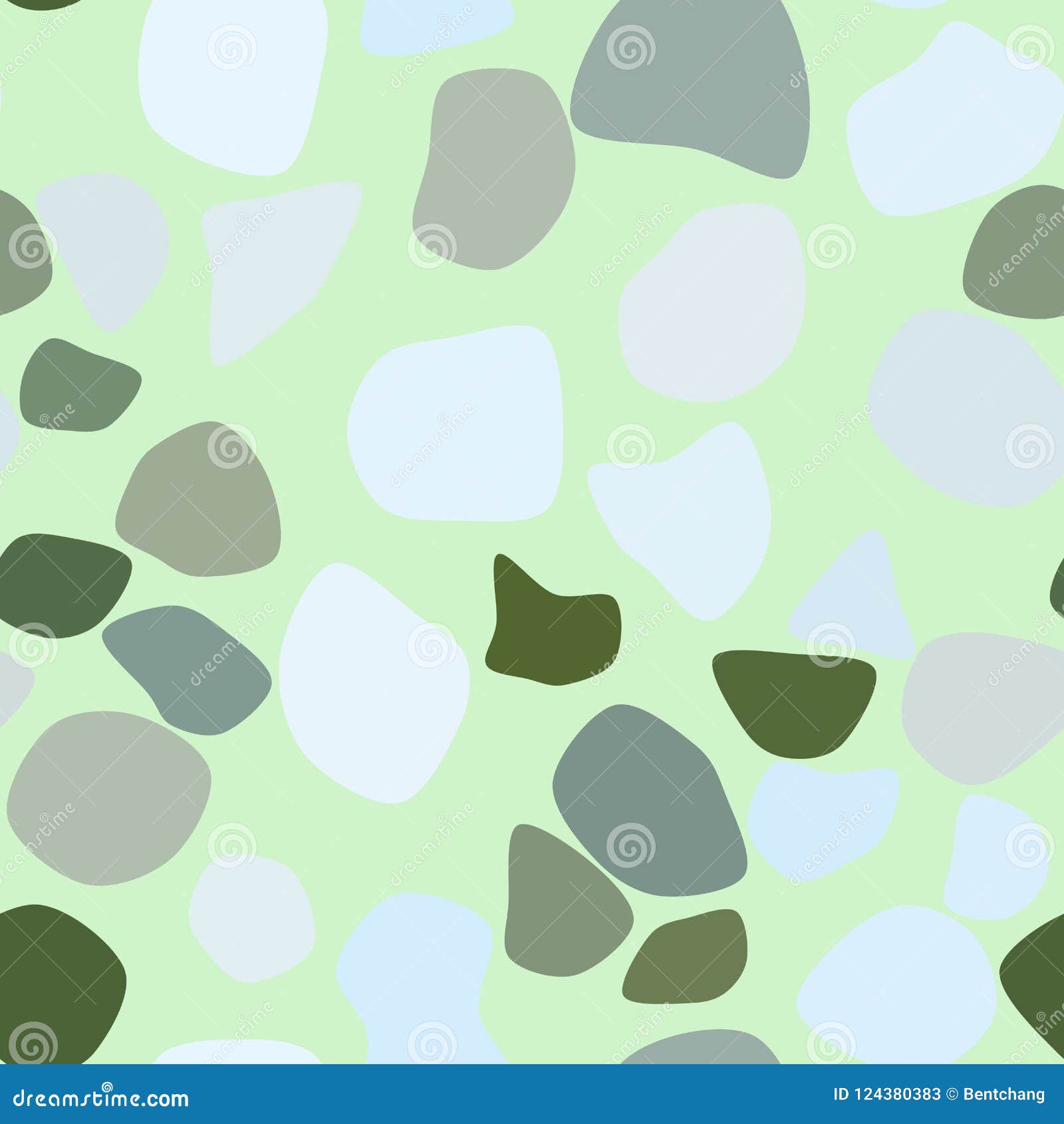 Seamless Abstract Geometric Background with Shape of Rounded Shapes ...