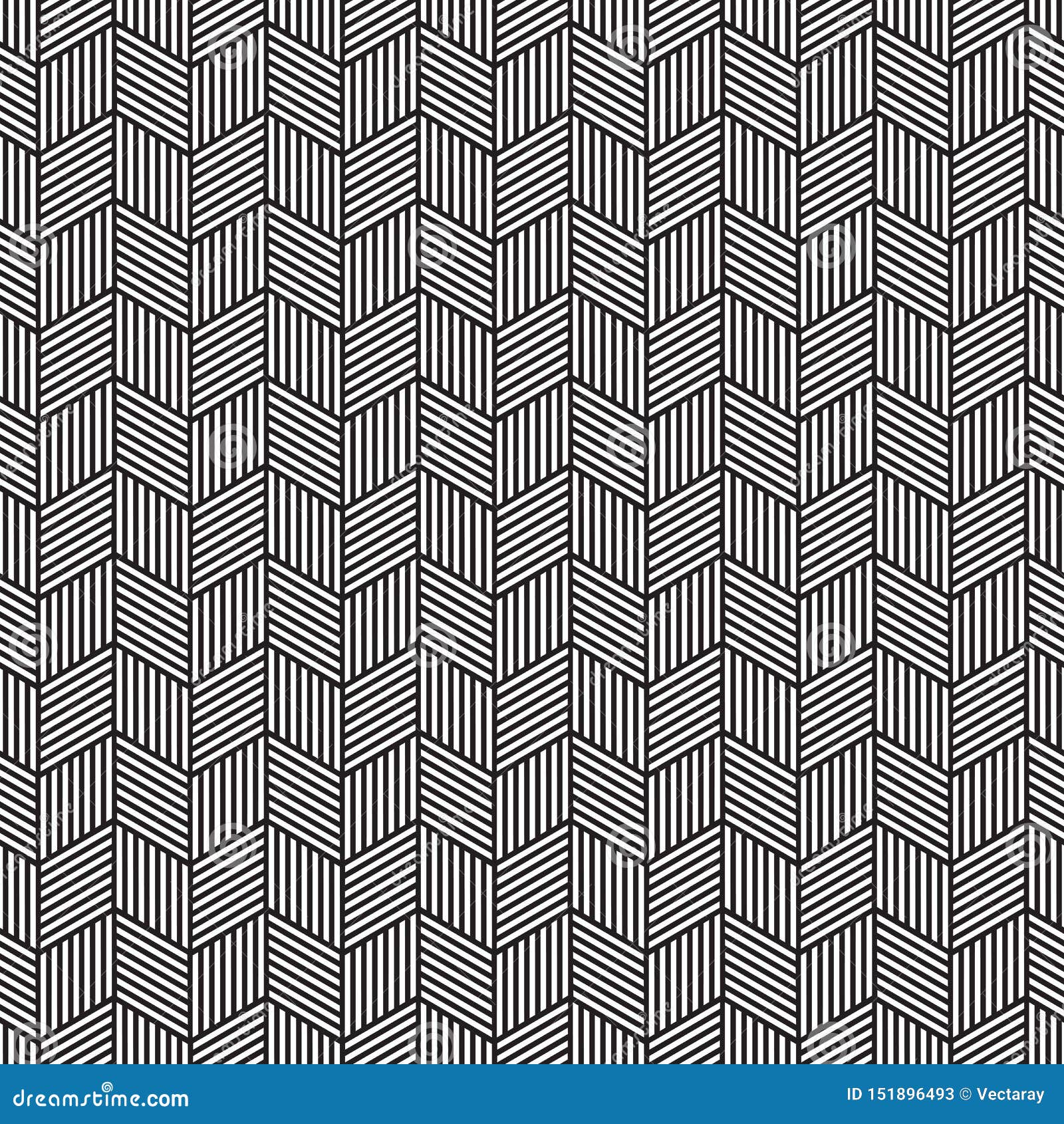 Seamless Abstract Geometric Chevron Pattern Texture. Stock Illustration ...