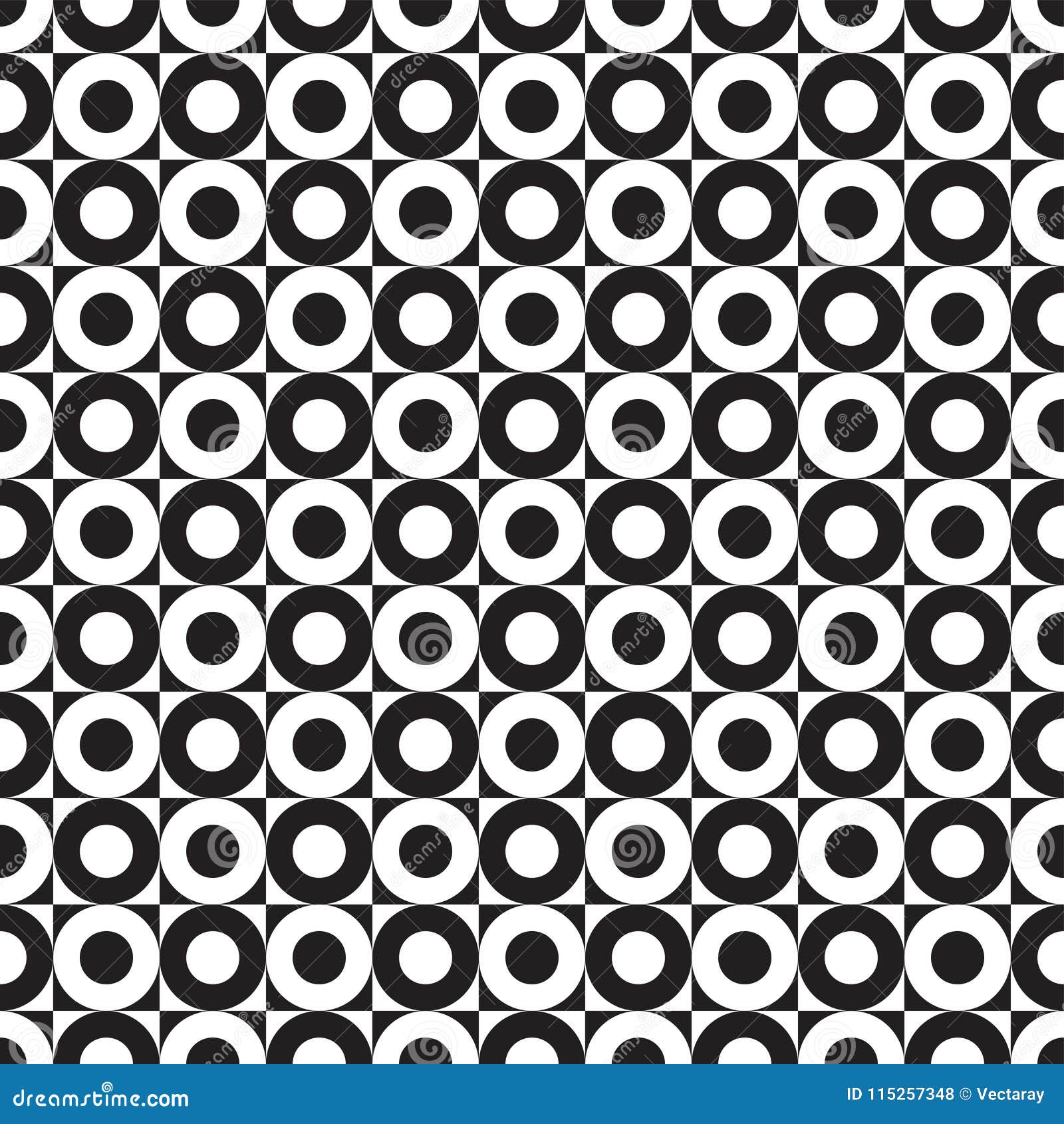 Seamless Abstract Geometric Circle Dot Pattern Background Texture Stock