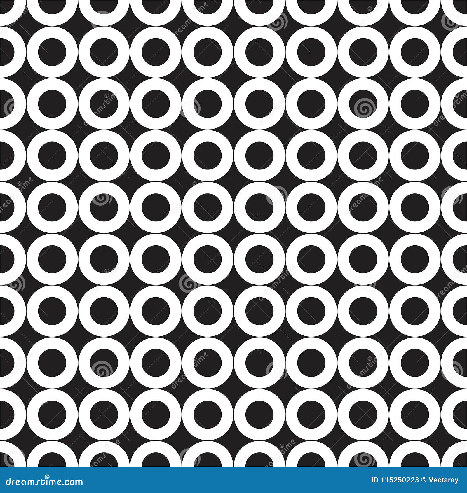 Seamless Abstract Geometric Circle Dot Pattern Background Texture Stock ...