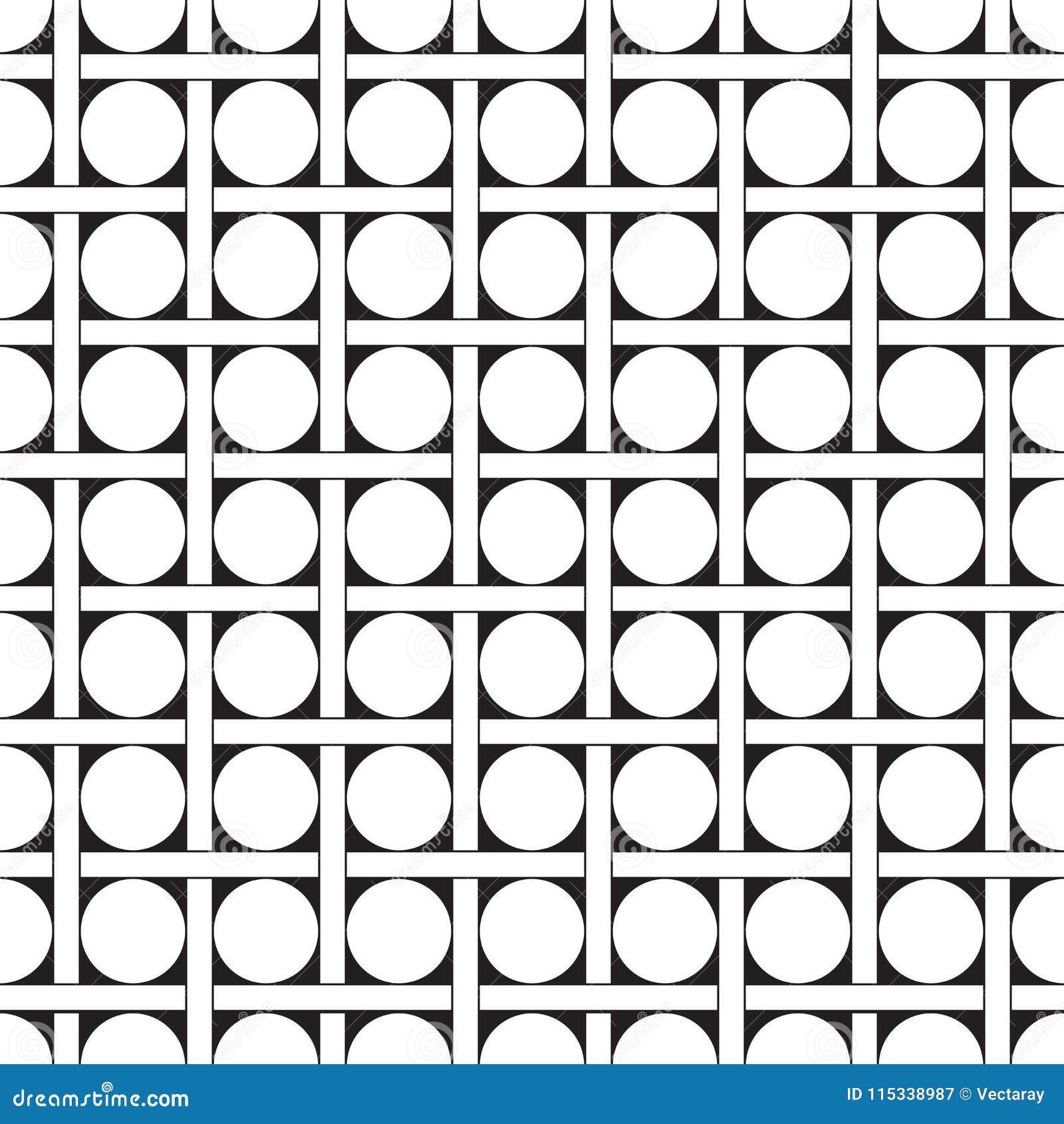 Seamless Abstract Geometric Circle Dot Pattern Background Texture Stock ...