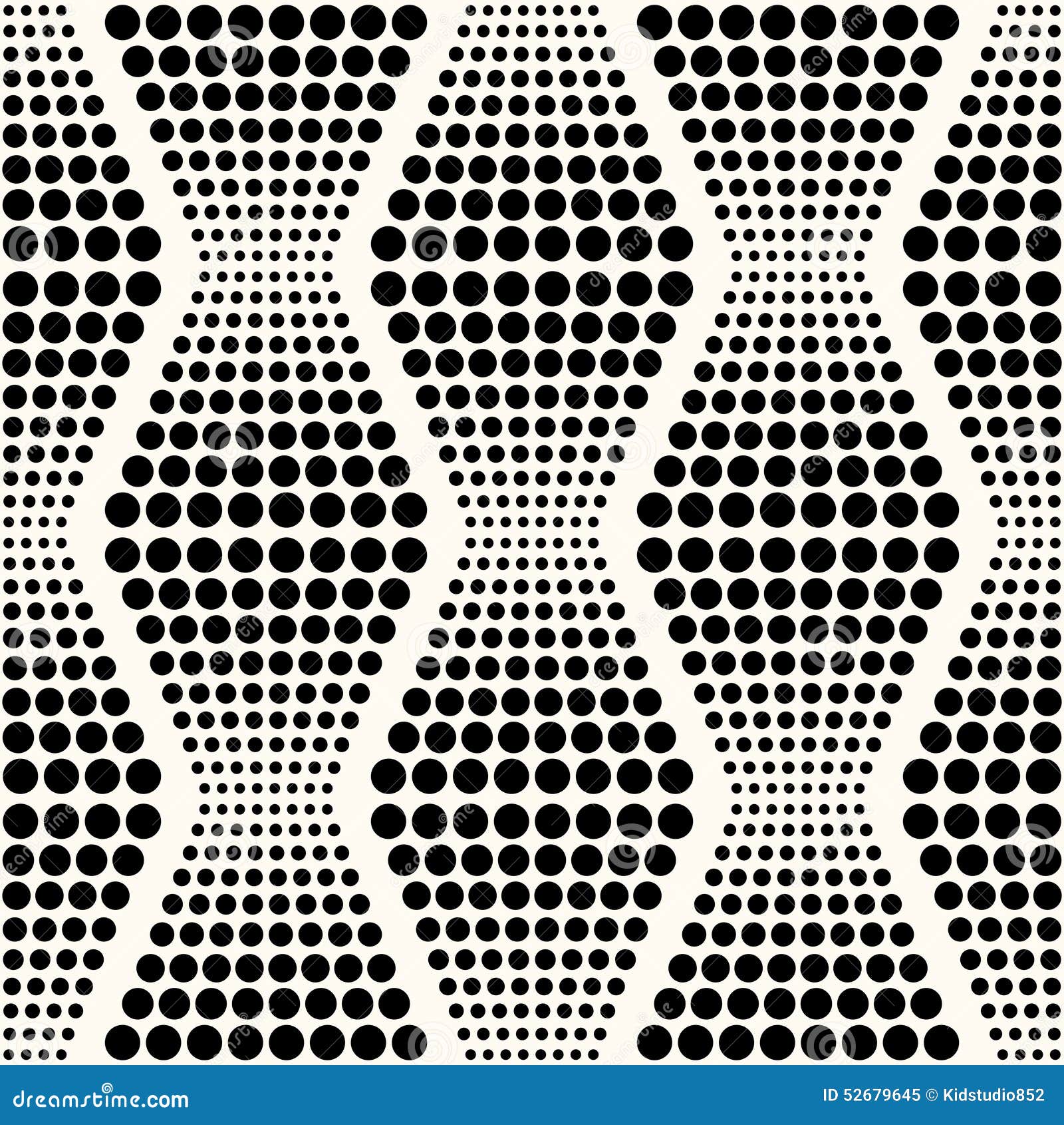 Seamless Abstract Geometric Dots Background Stock Vector - Illustration ...