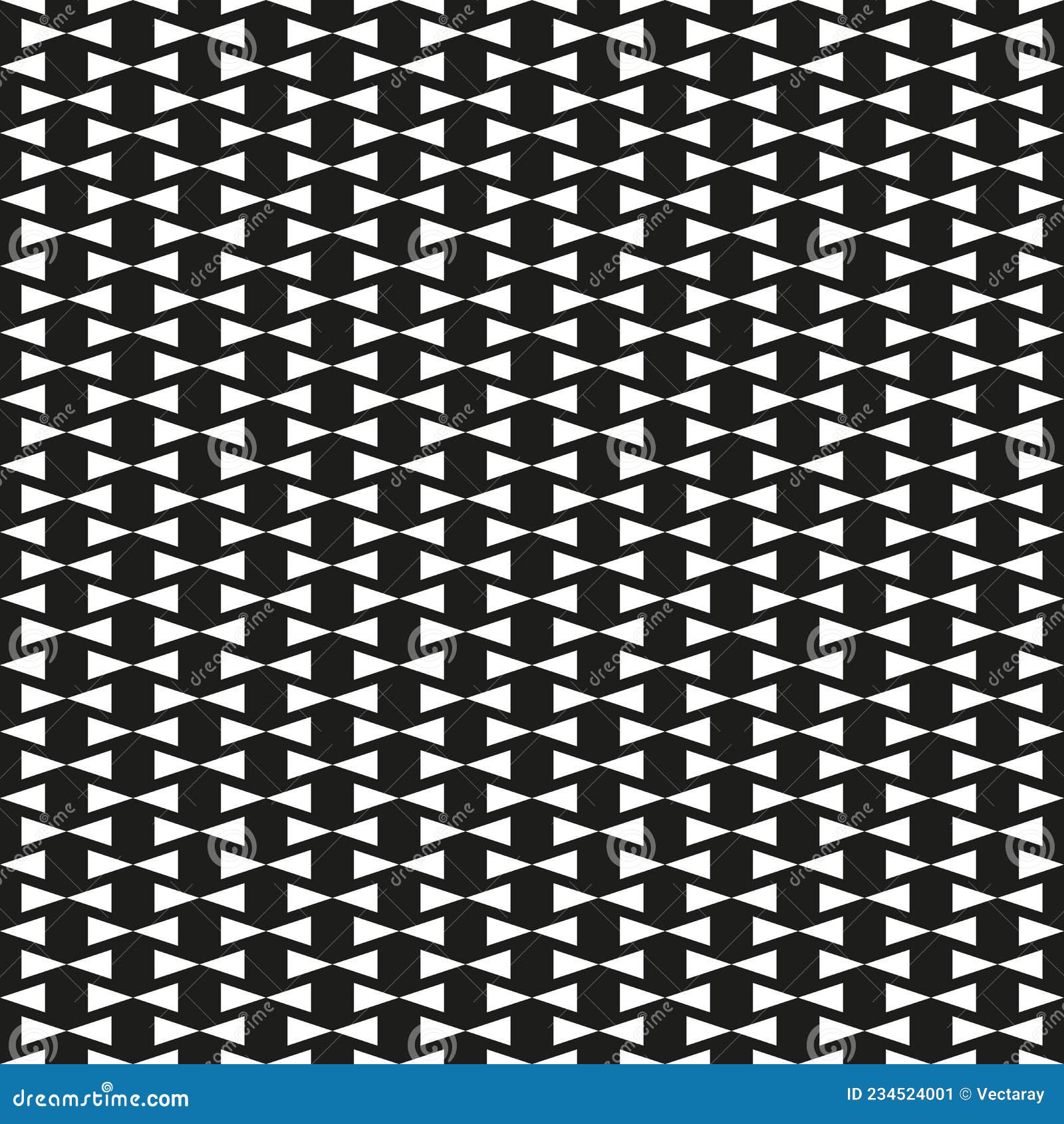 Seamless Abstract Geometric Triangle Interlock Pattern Stock Vector ...