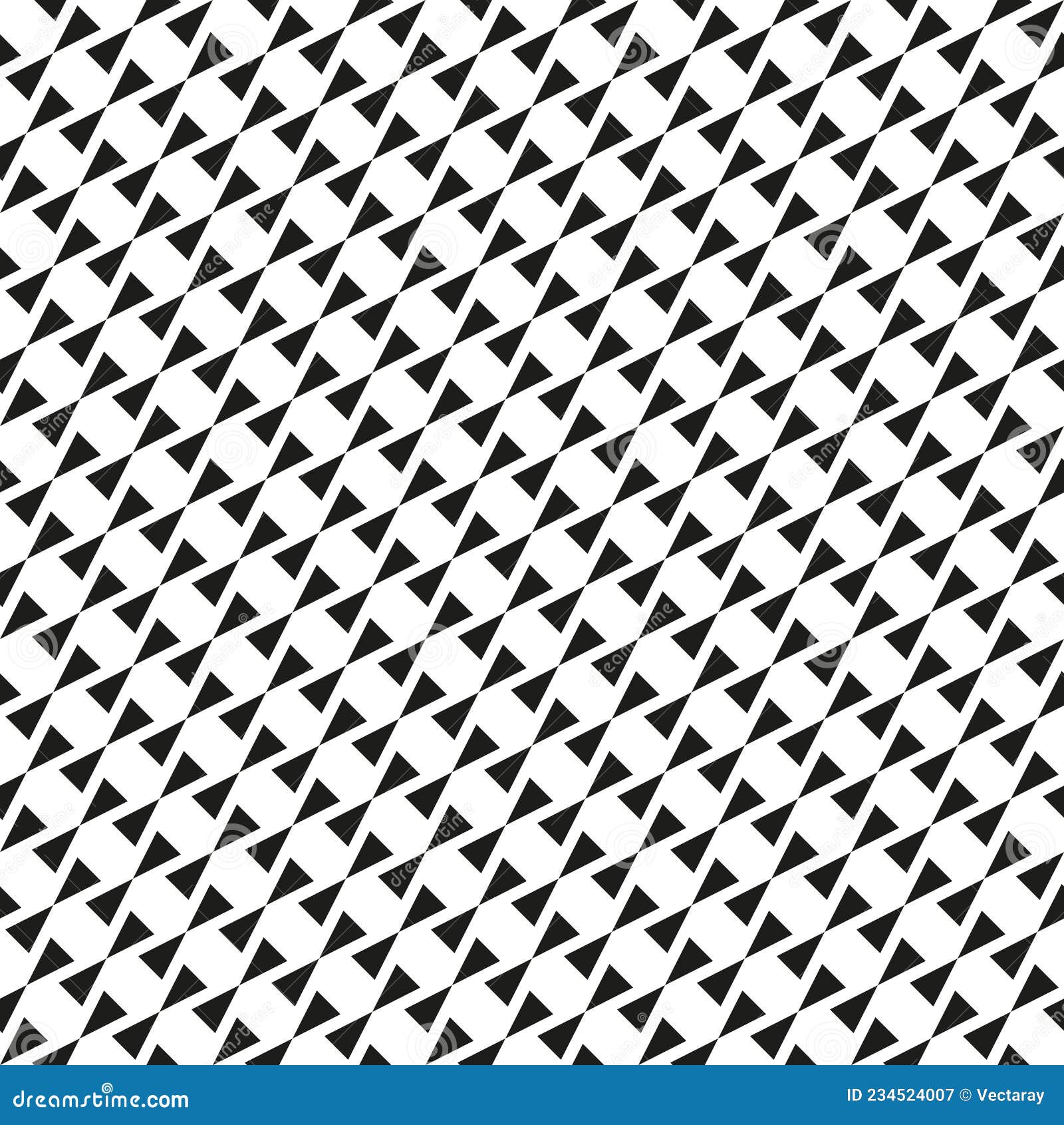 Seamless Abstract Geometric Triangle Interlock Pattern Stock ...