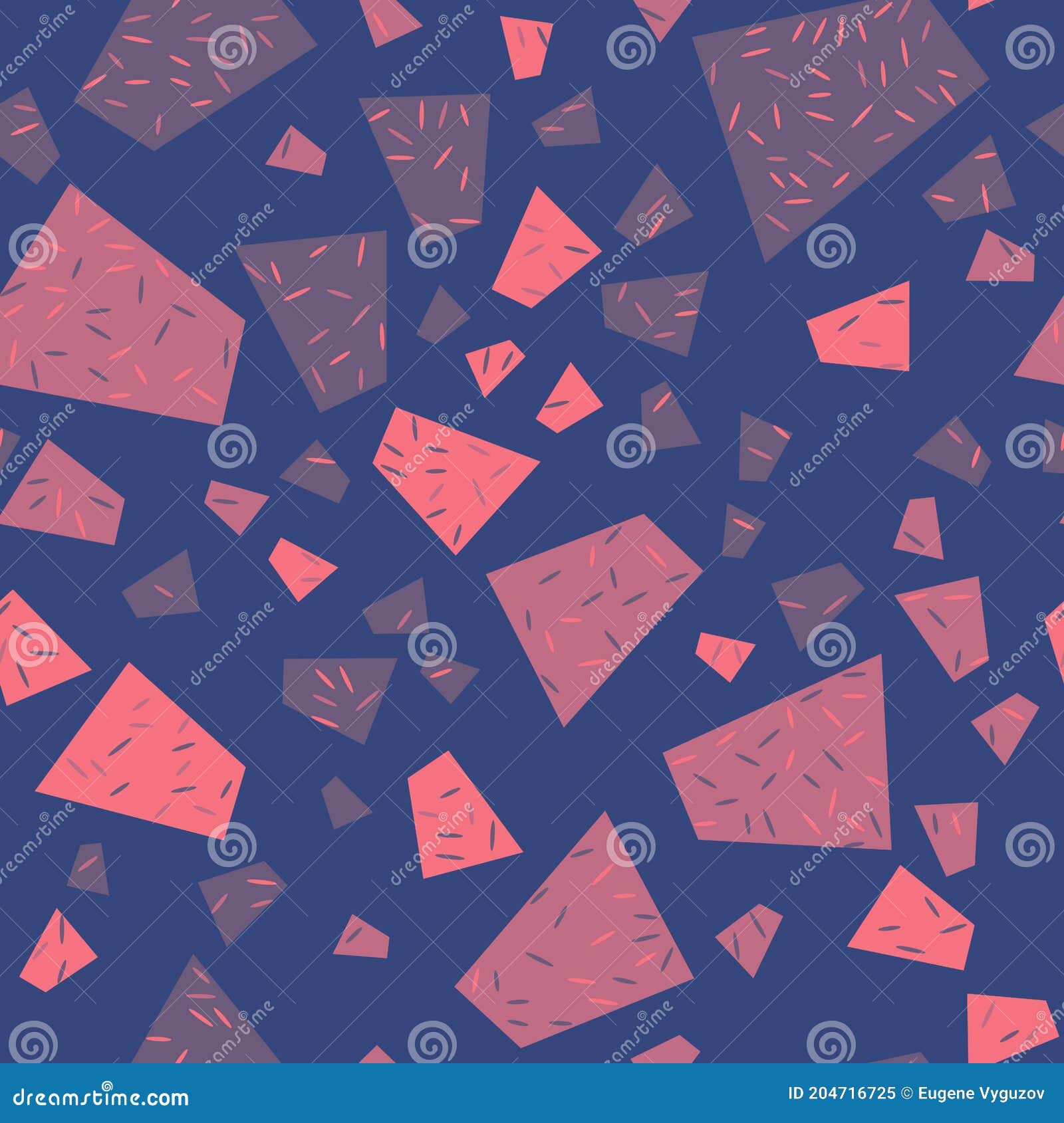 Seamless Abstract Geometric Pattern. Beautiful for Textile or Paper ...