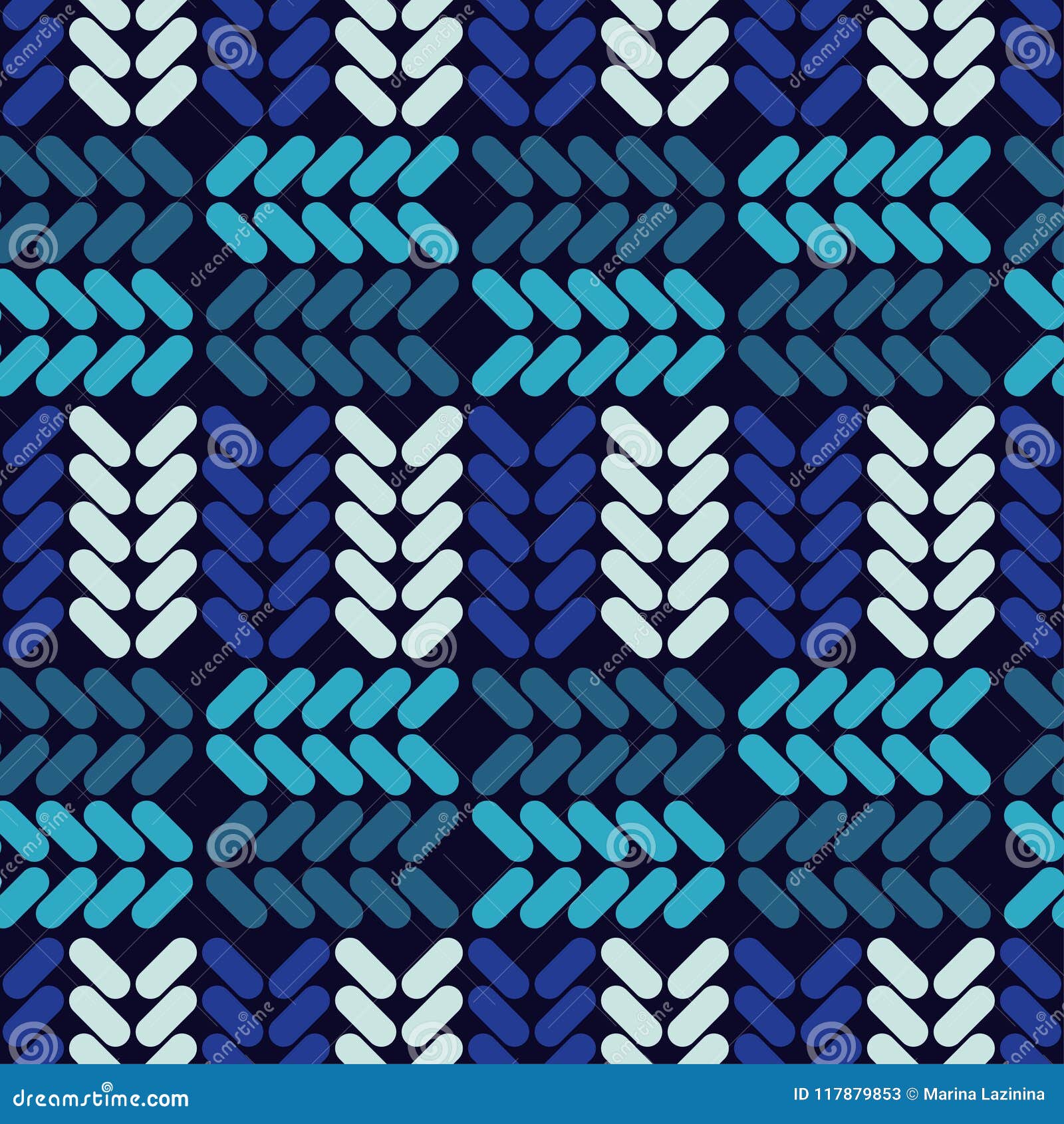 Seamless Abstract Geometric Pattern. Knitted Texture of Braids. the ...