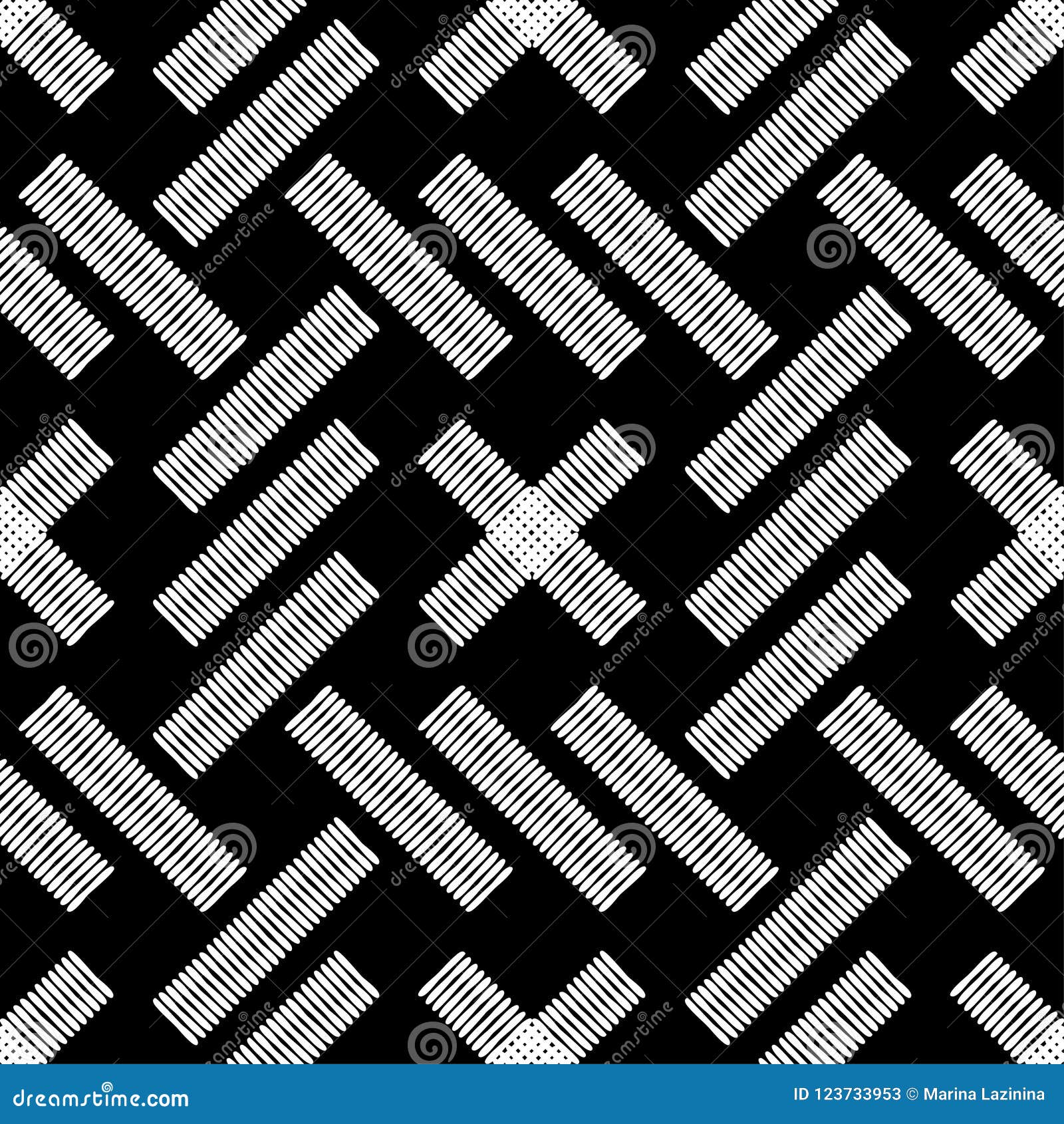 Seamless Hatching Pattern Cartoon Vector | CartoonDealer.com #100735903