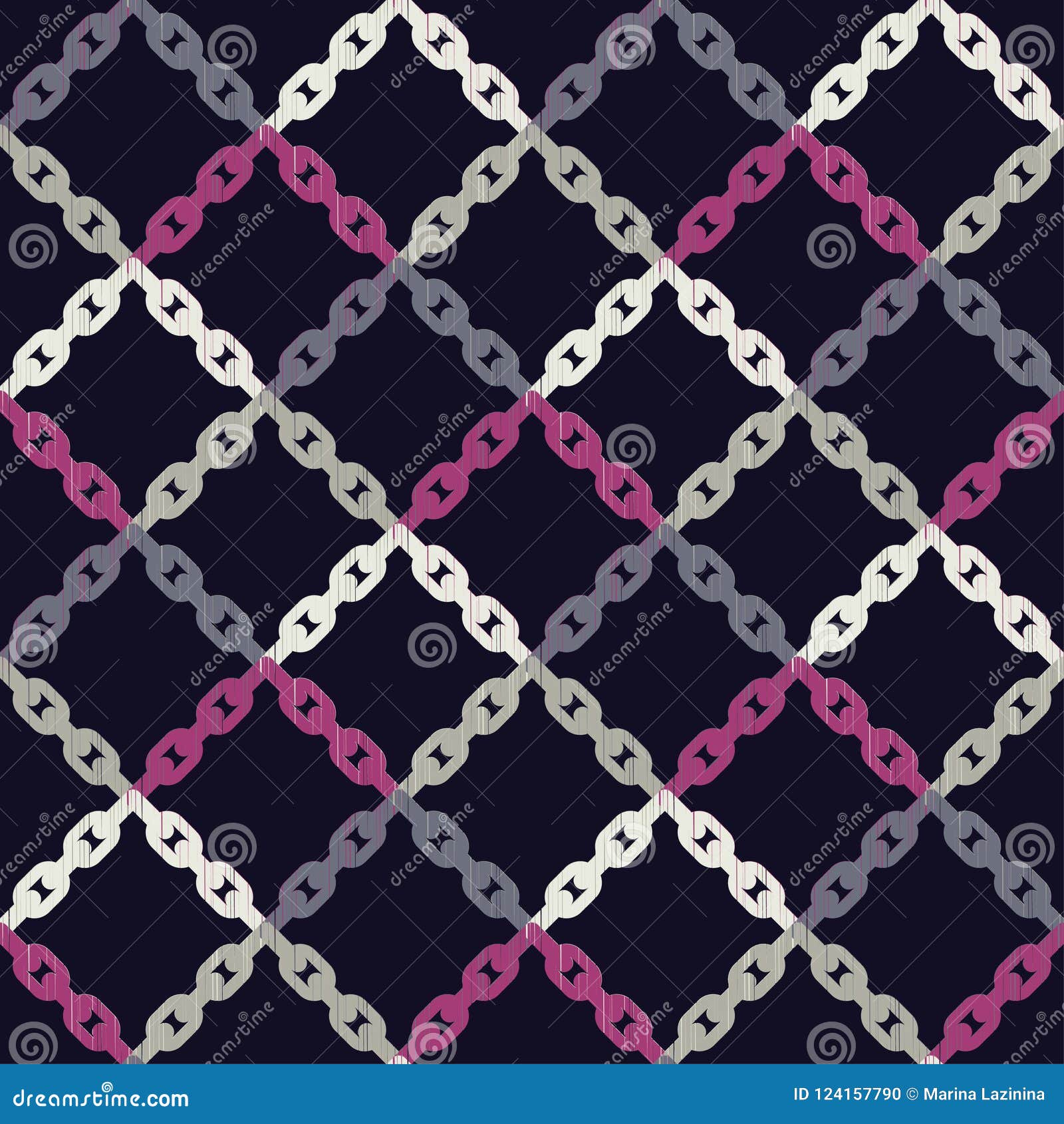 Seamless Abstract Geometric Pattern. Mosaic Texture. Chain Texture ...