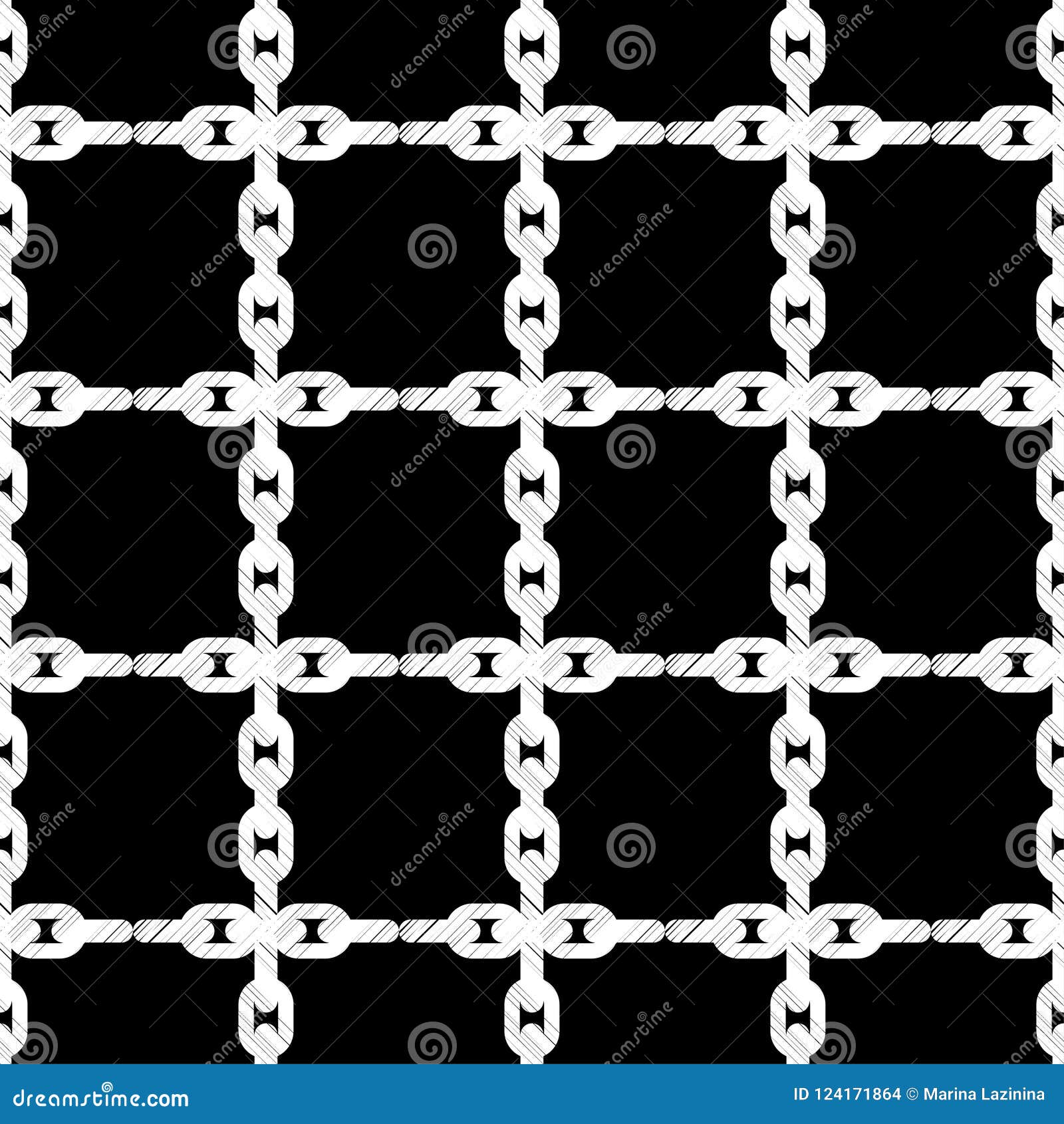 Seamless Abstract Geometric Pattern. Mosaic Texture. Chain Texture ...