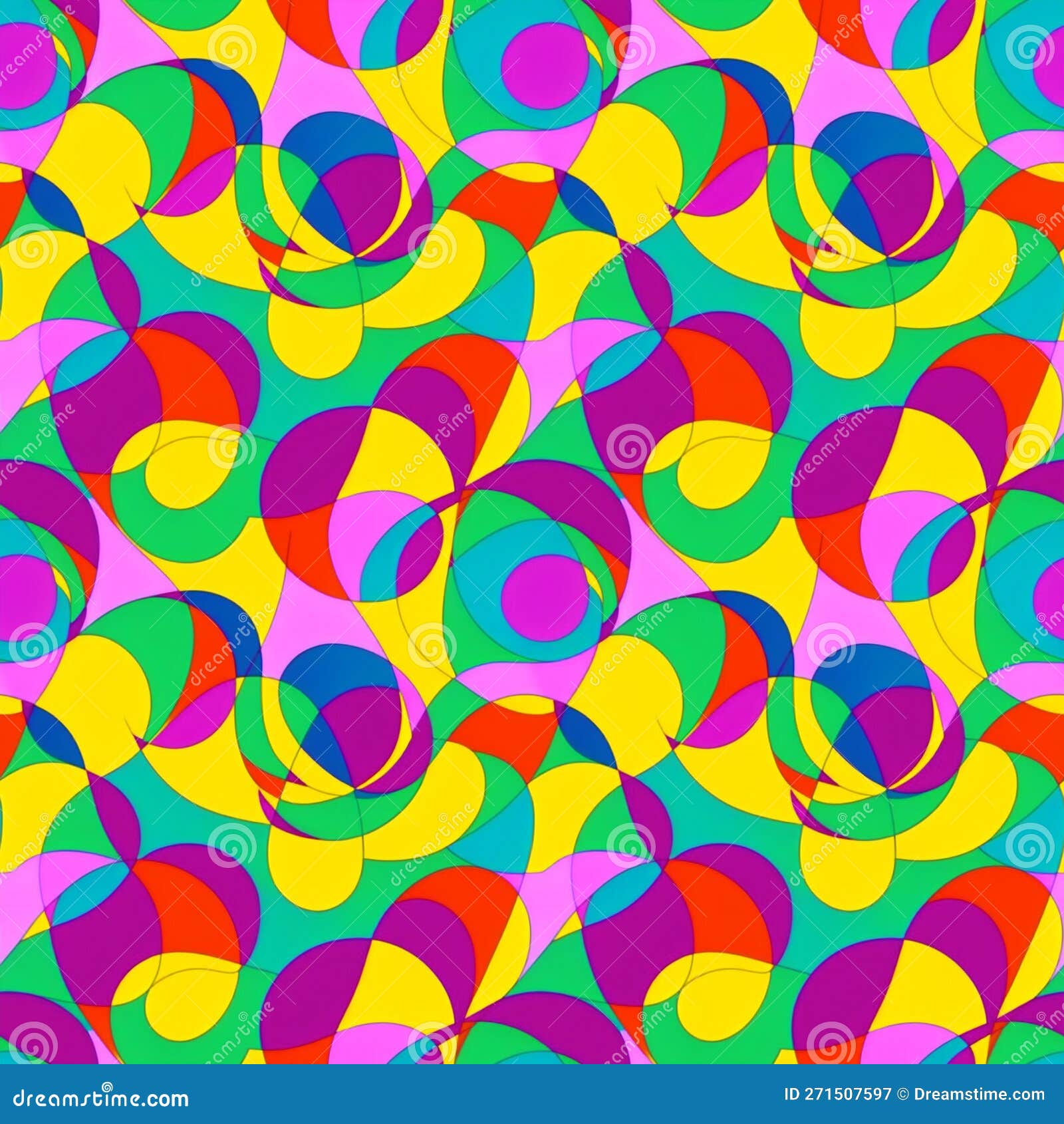 Seamless Abstract Geometric Pattern Stock Illustration - Illustration ...