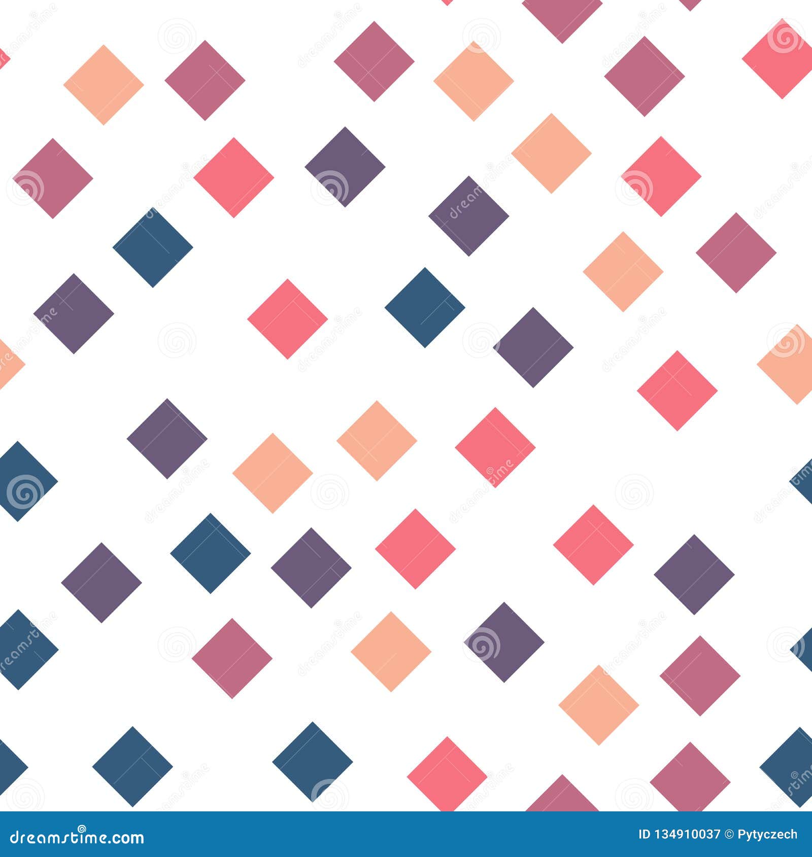 Seamless Abstract Geometric Pattern of Squares in Random Order. Funny ...