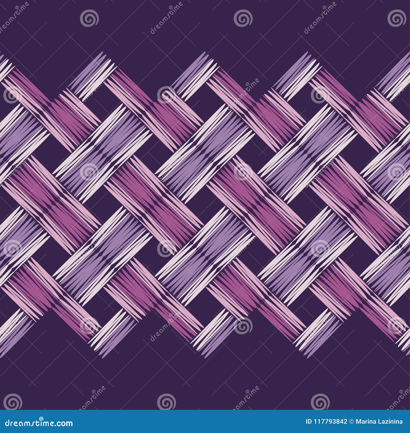 Seamless Abstract Geometric Pattern. the Texture of Rhombus. Brushwork ...