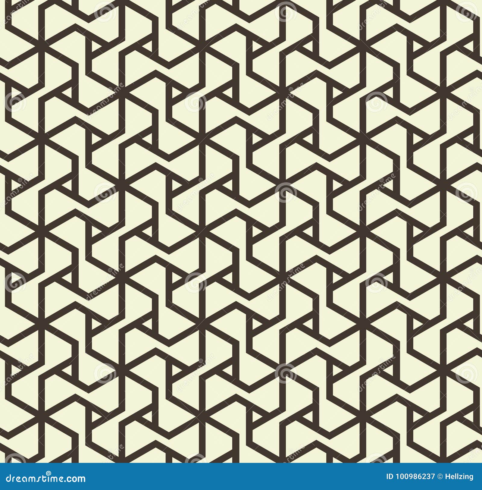 Seamless Abstract Geometric Pattern with Triangle Lines in Black and ...