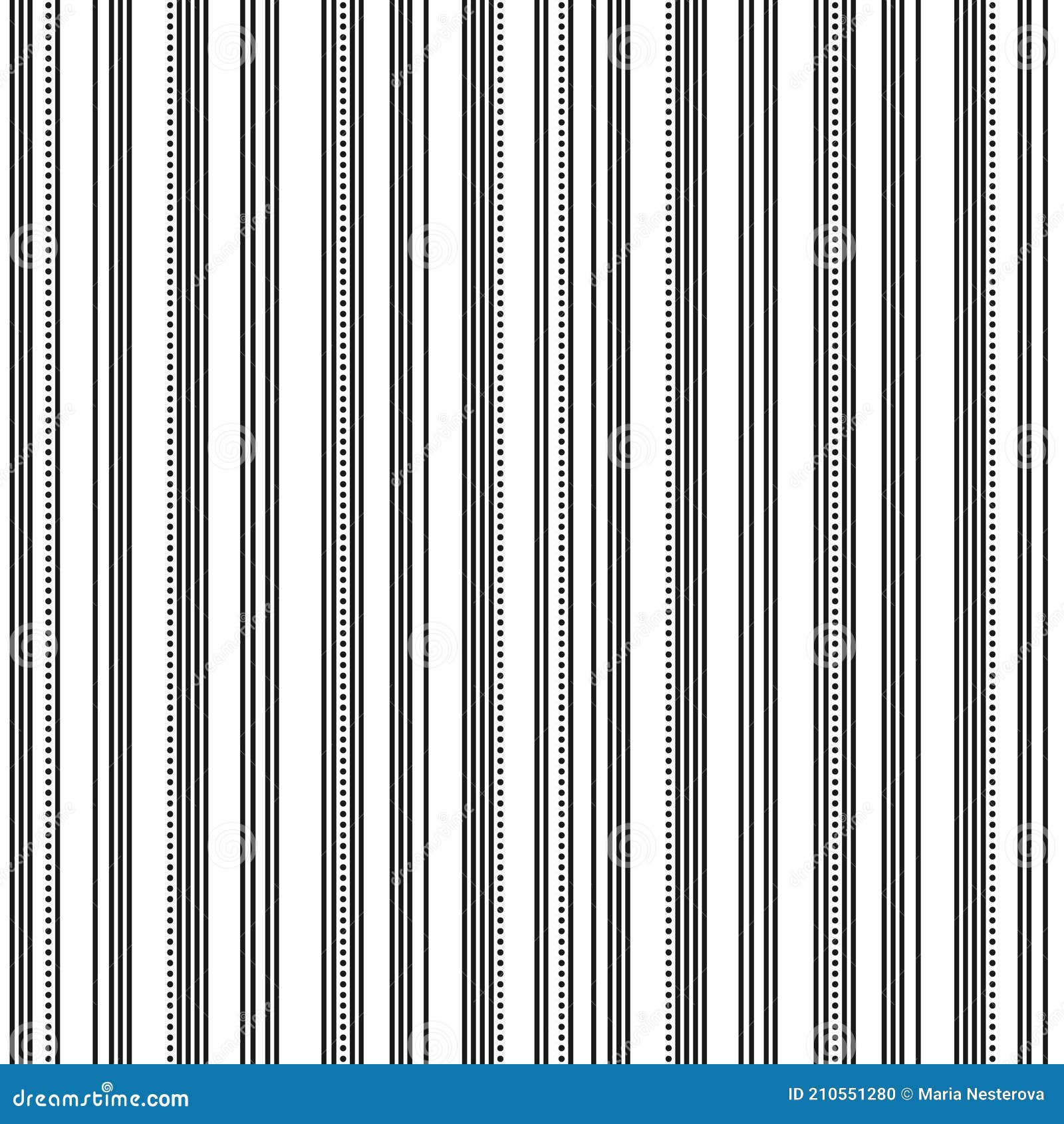 Seamless Abstract Geometric Pattern with Vertical Lines and Dots Stock ...