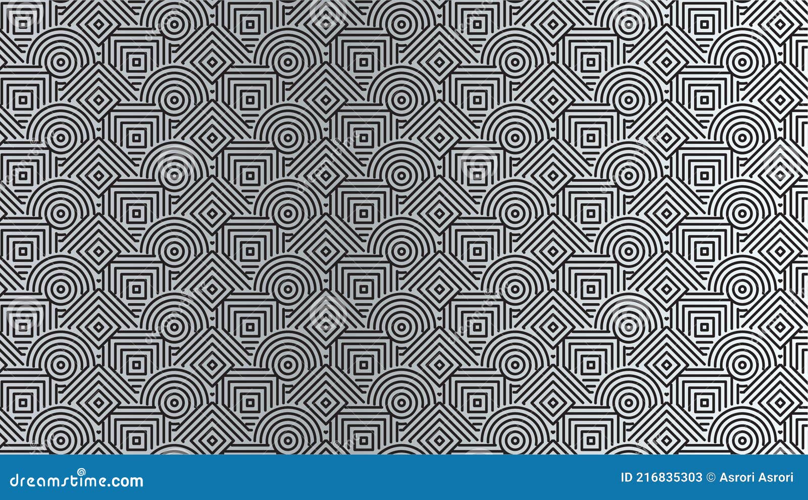 White Background Geometric Shapes Pattern Background Free Vector. Stock ...