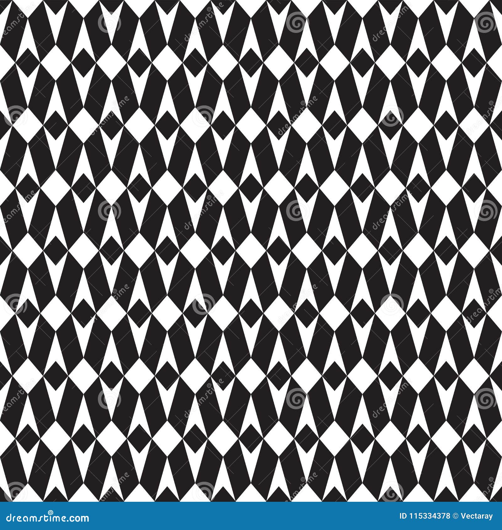 Seamless Abstract Geometric Rectangle Diamond Pattern Stock ...