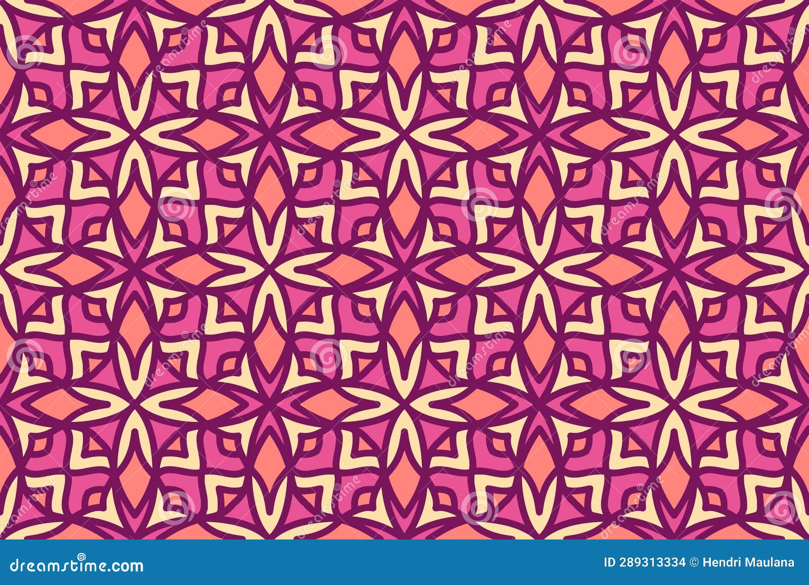 Seamless Abstract Geometric Shape Pattern Stock Illustration ...