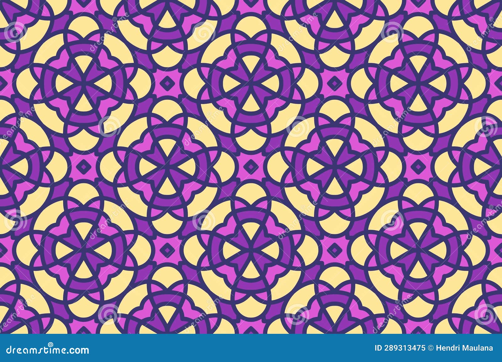Seamless Abstract Geometric Shape Pattern Stock Illustration ...