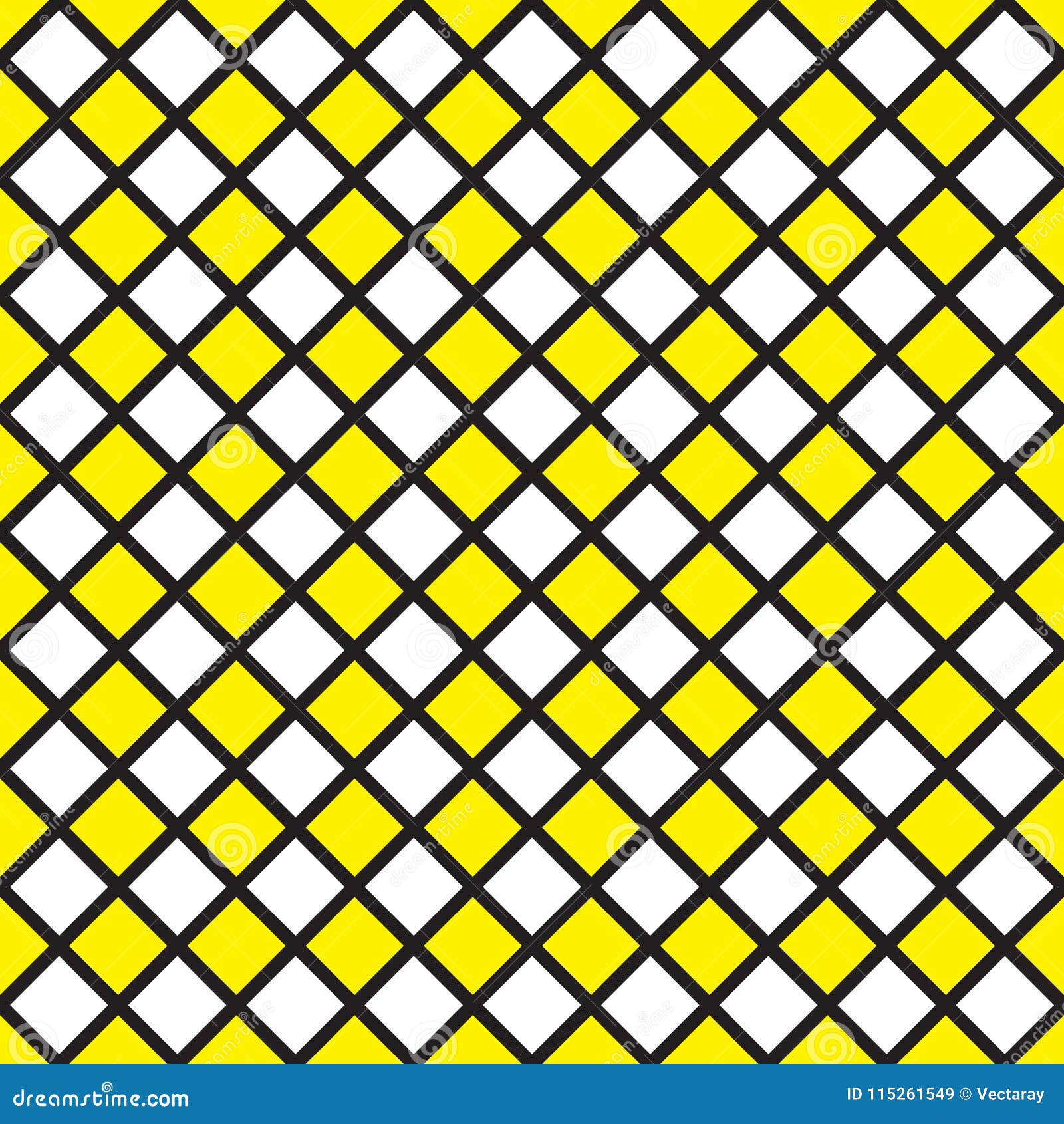 Seamless Abstract Geometric Square Check Pattern Stock Vector ...