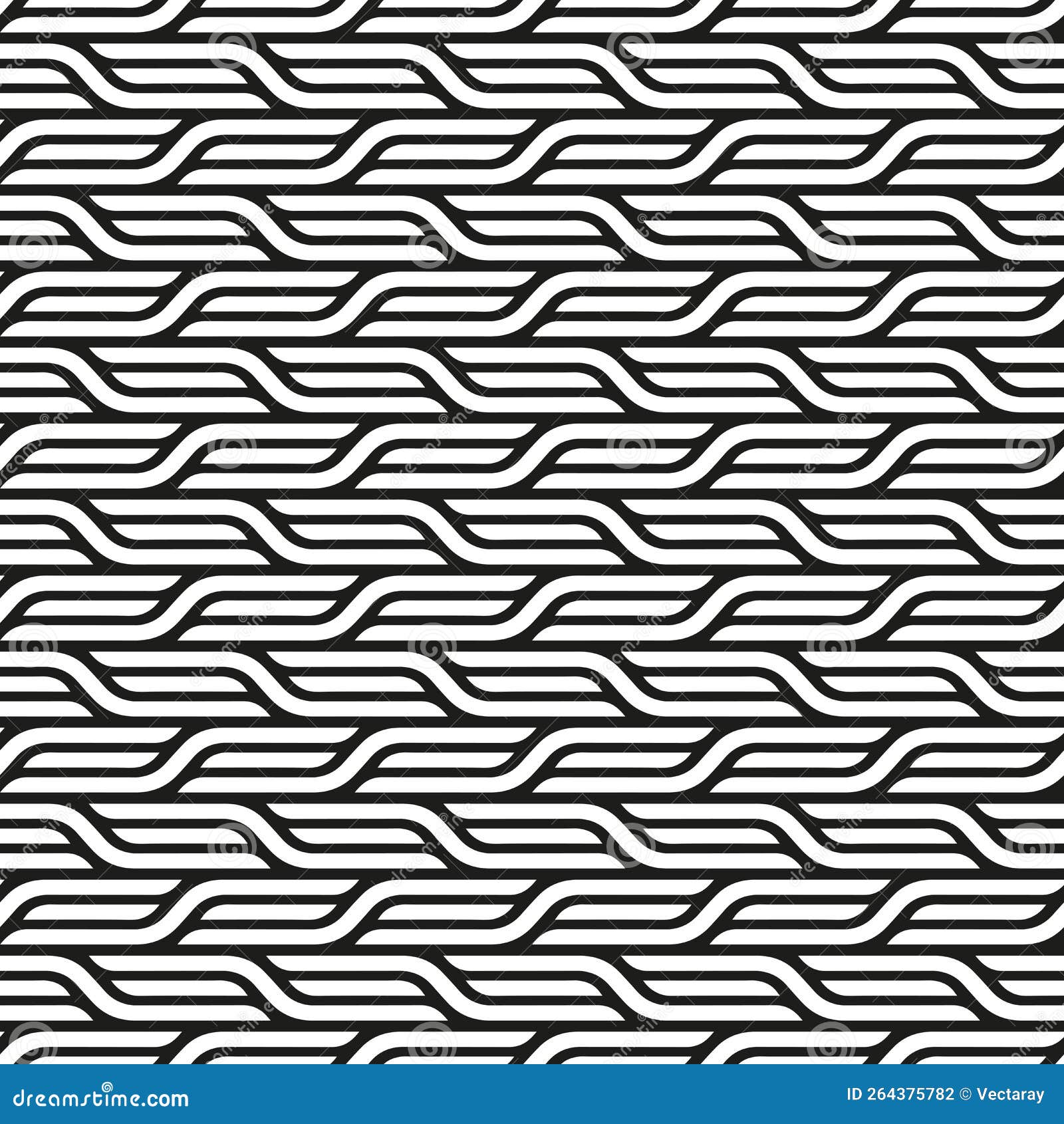 Seamless Abstract Geometric Weave Pattern Background Stock Illustration ...