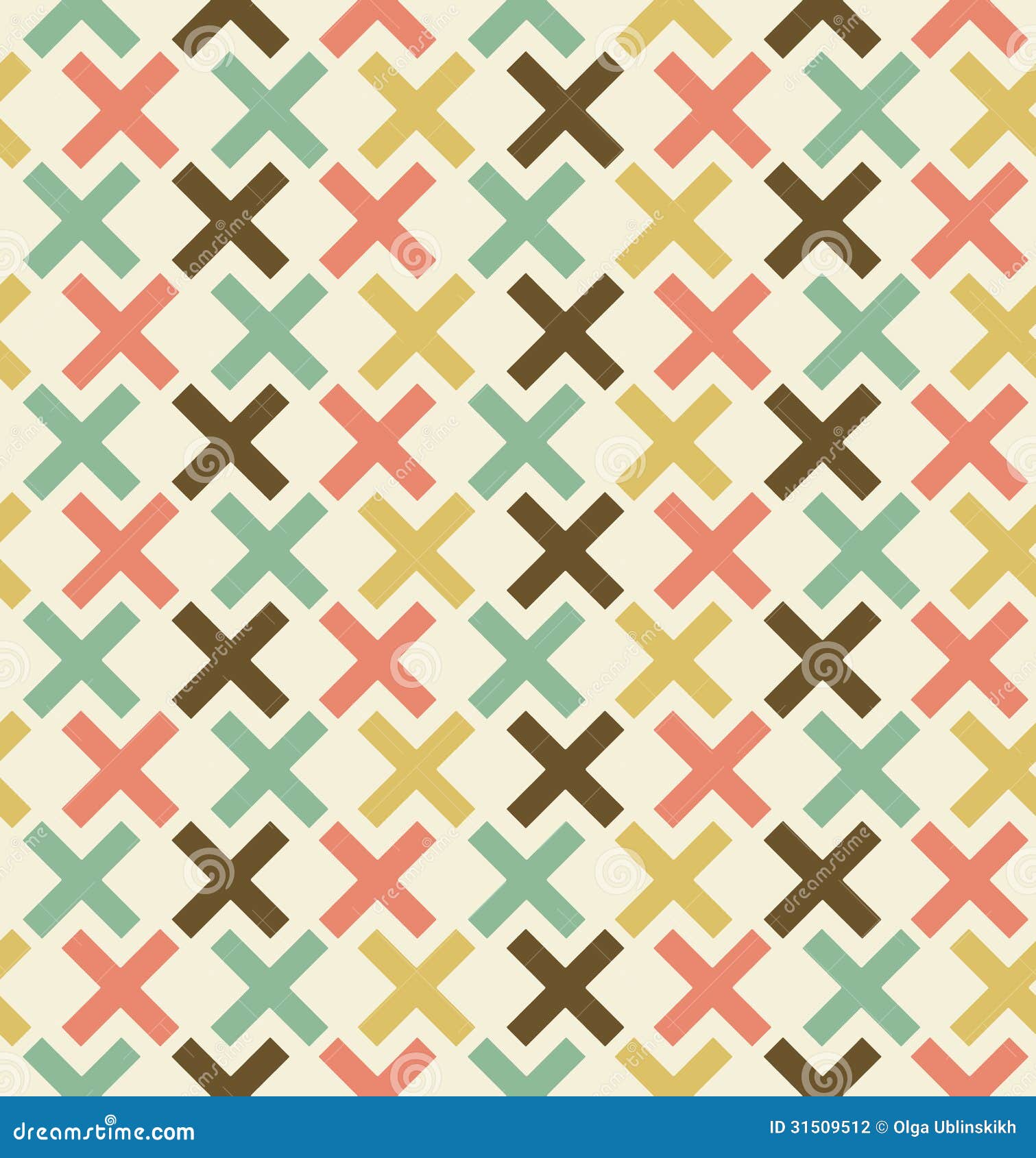Seamless Abstract Geometrical Background. Checkered Pattern Stock ...