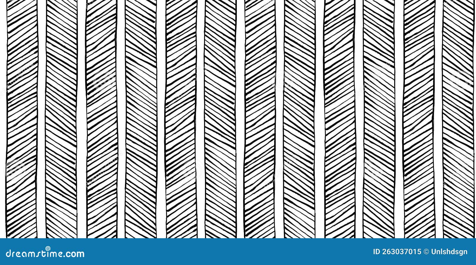 Doodle Columns Vector Repeat Pattern | CartoonDealer.com #196878315