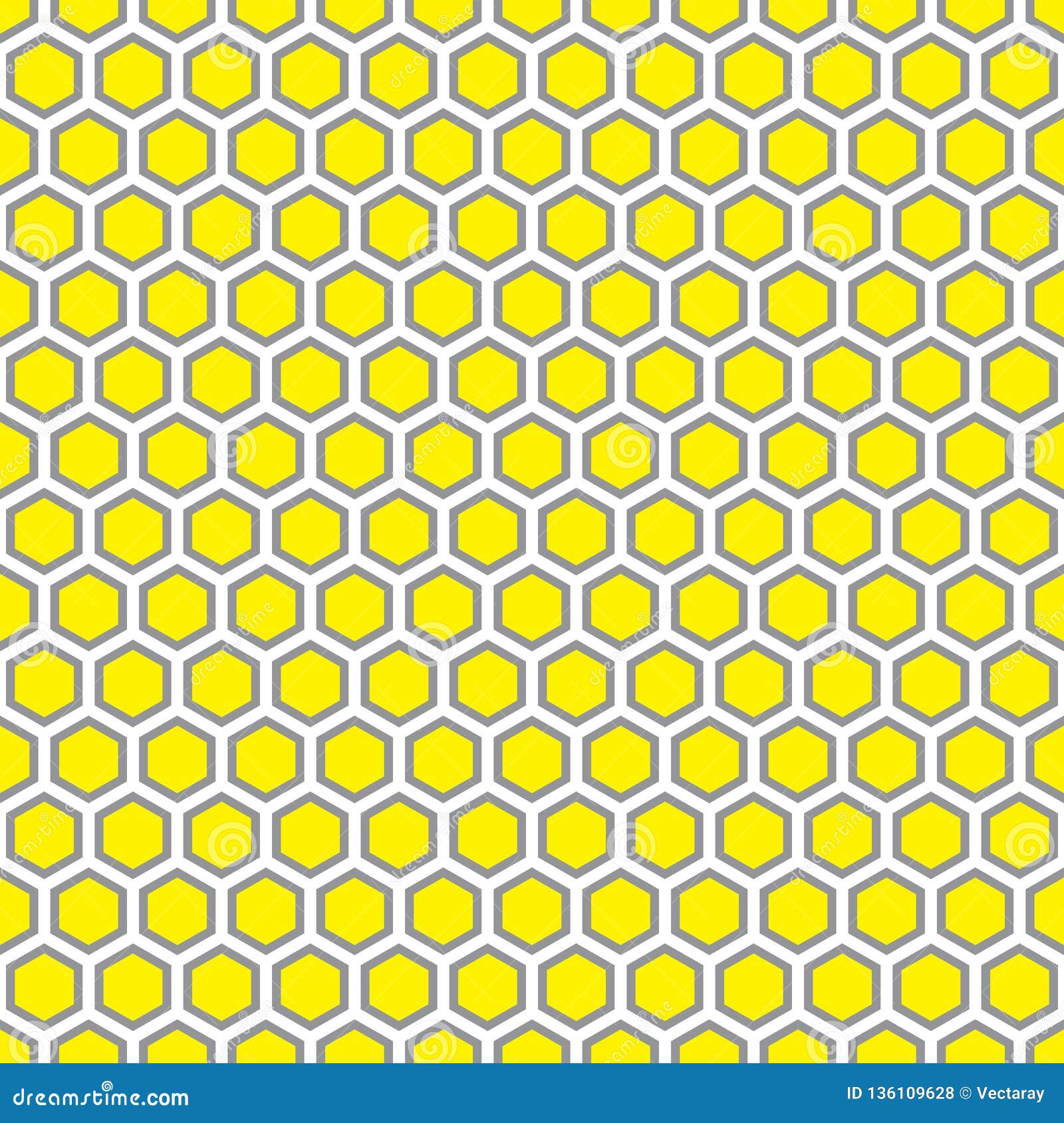 Seamless Abstract Honeycomb Pattern Background. Ideal for Packaging and ...