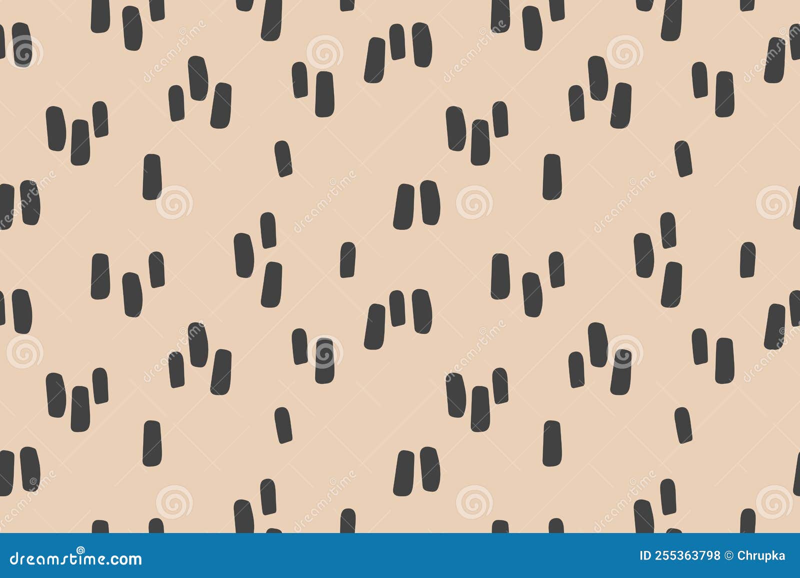 Seamless Abstract Irregular Shapes Pattern, Great for Wrapping, Textile ...