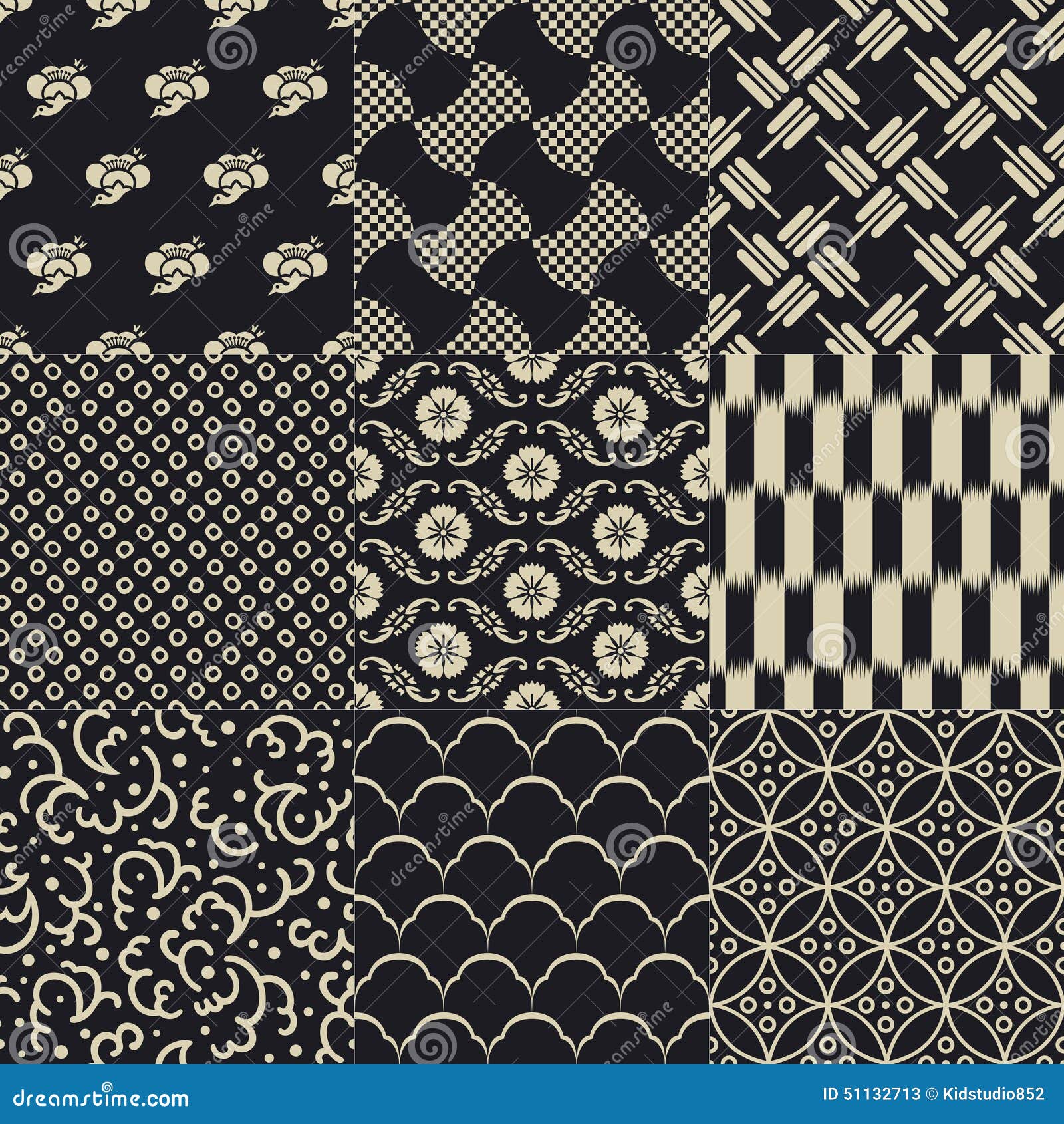 Japanese Vector Patterns