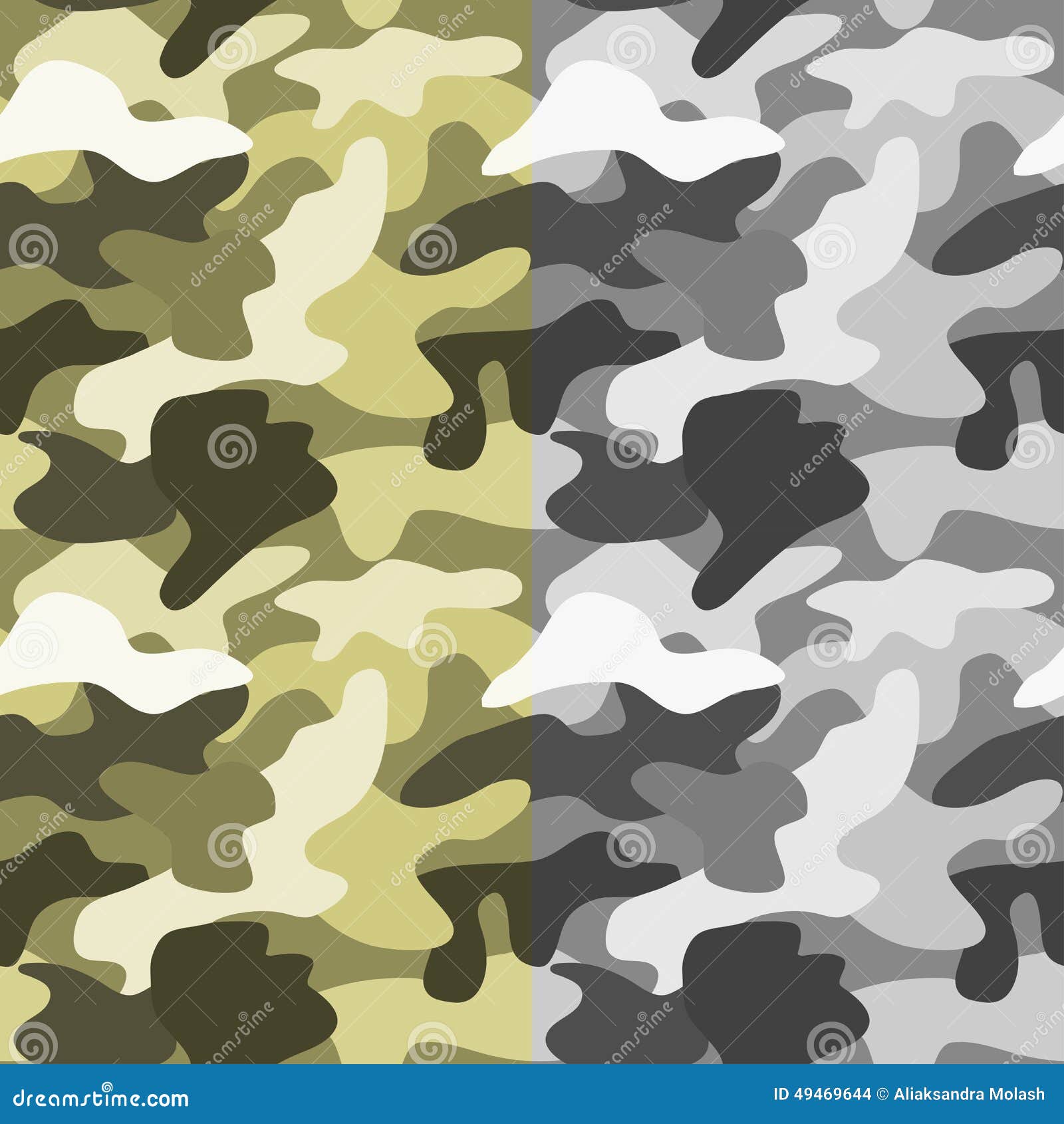 Seamless Abstract Khaki Color Pattern Stock Vector - Illustration of ...