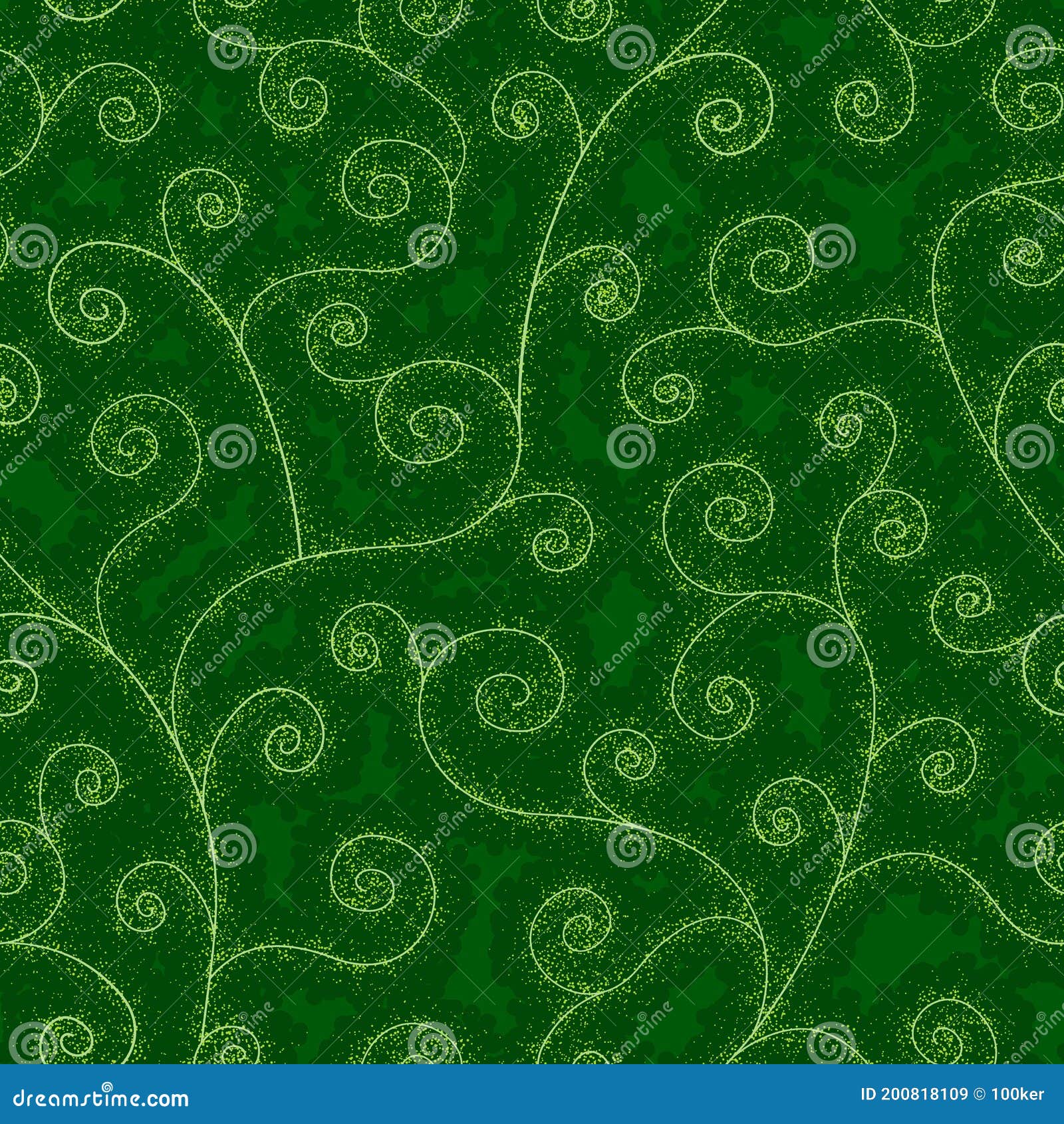 Seamless Abstract Liana Twisted Tendril Background Stock Vector ...