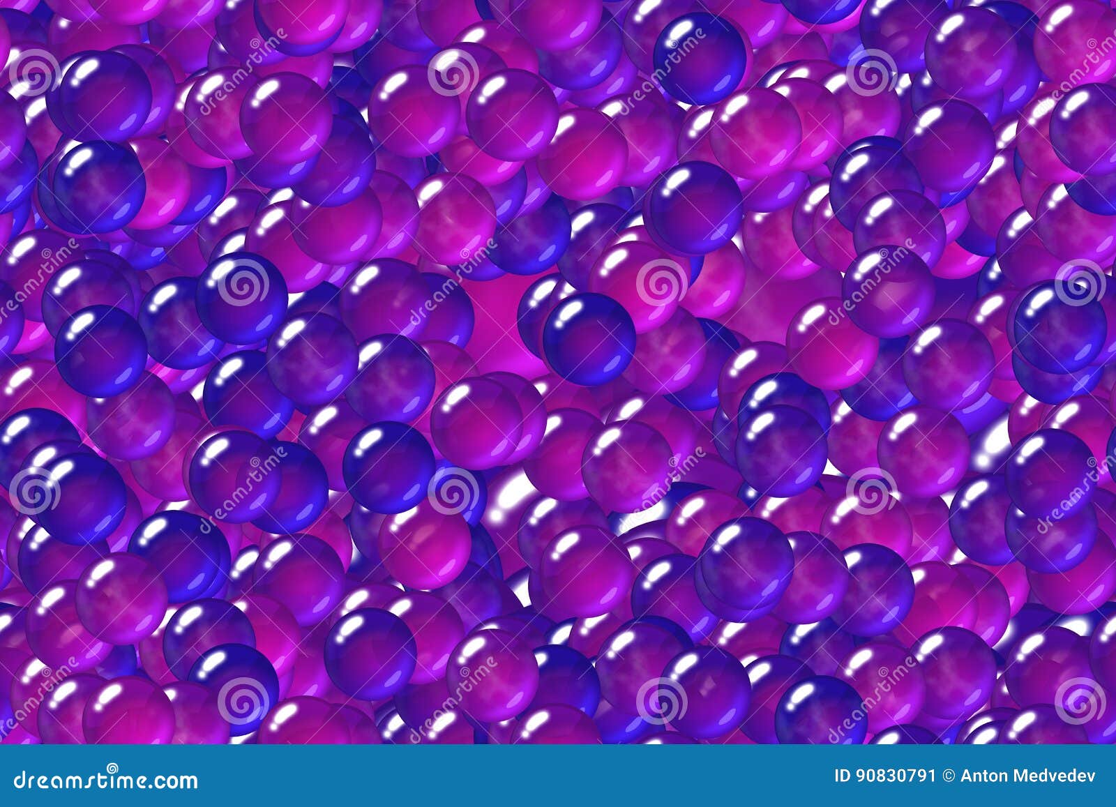 Seamless Abstract Magenta Scales and Bubbles Mix Design Stock ...