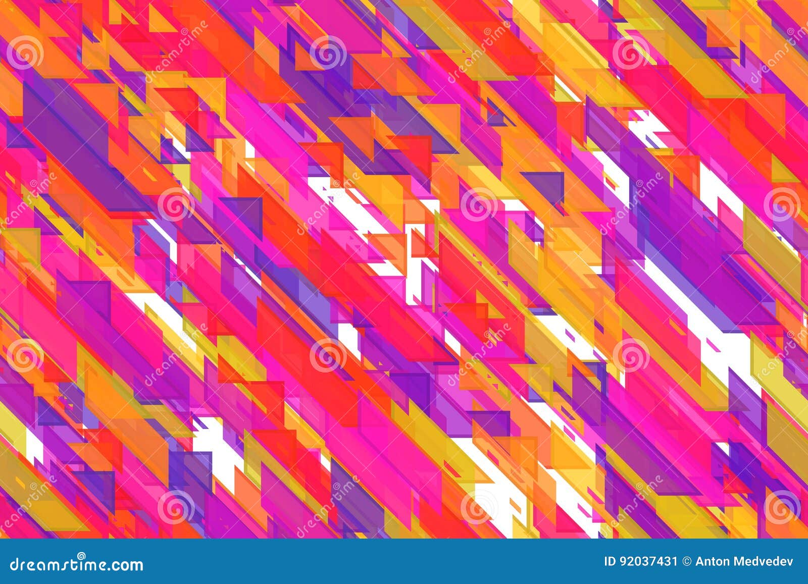 Seamless Abstract Orange Triangles, Diagonal Blocks and Diagonal Lines ...