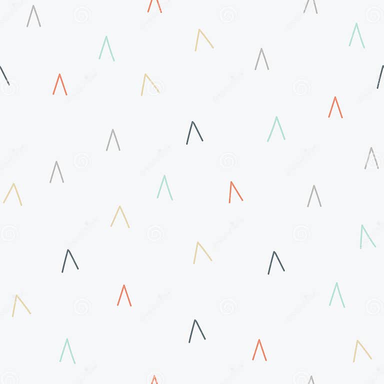 Seamless Abstract Pastel Geometric Triangle Pattern Vector Illustration ...