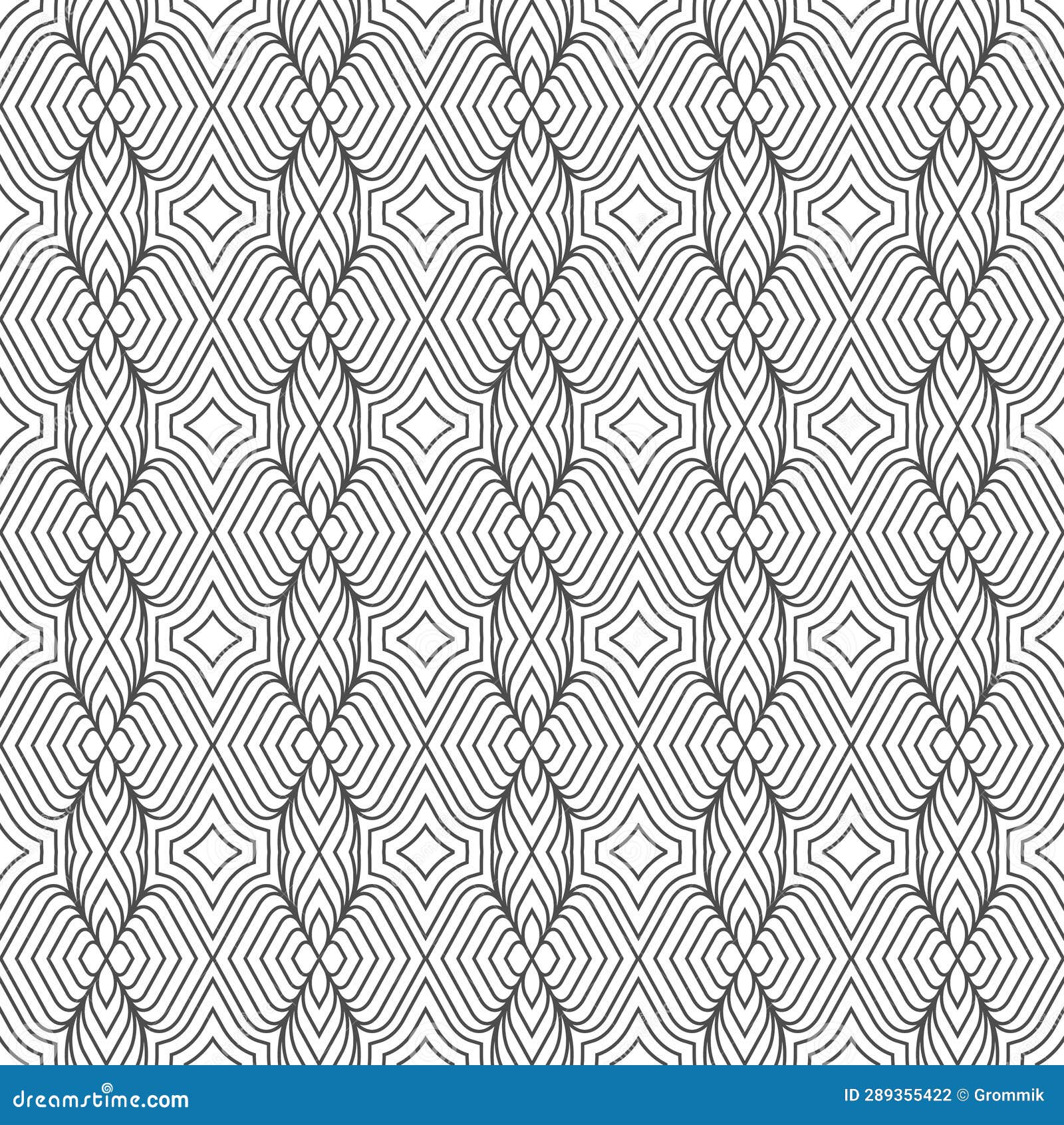 Seamless Abstract Pattern of Arbitrary Elements and Lines Stock Vector ...
