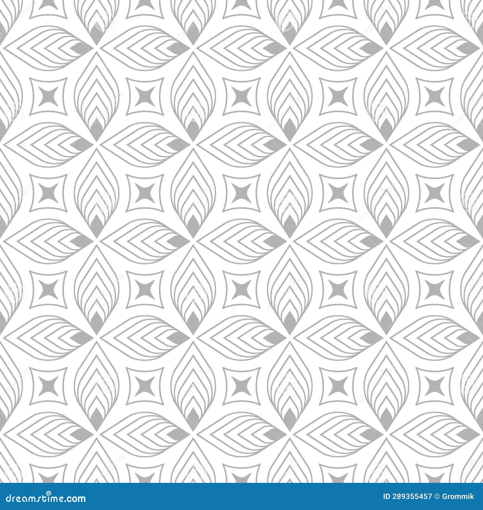 Seamless Abstract Pattern Of Arbitrary Elements And Lines Stock Vector