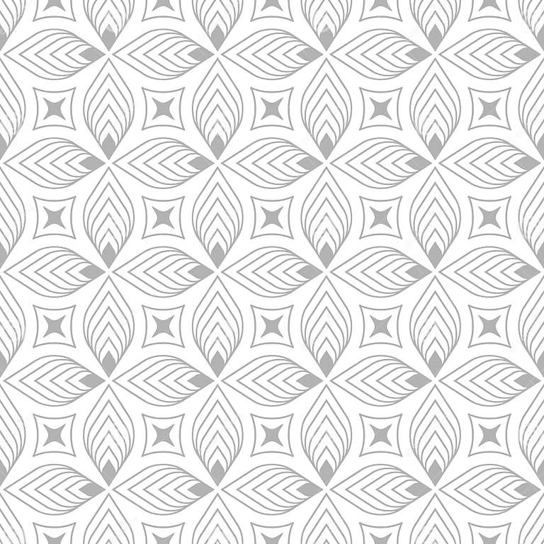 Seamless Abstract Pattern of Arbitrary Elements and Lines Stock Vector ...