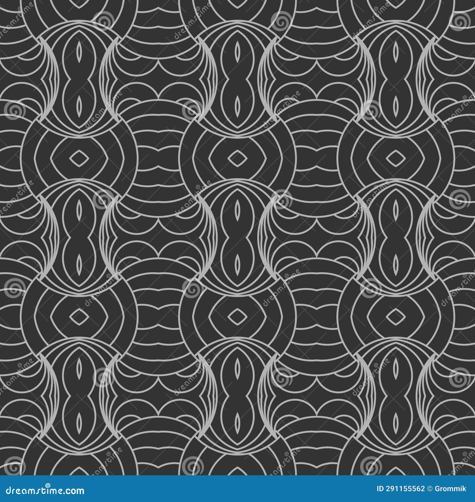 Seamless Abstract Pattern of Arbitrary Elements and Lines Stock Vector ...