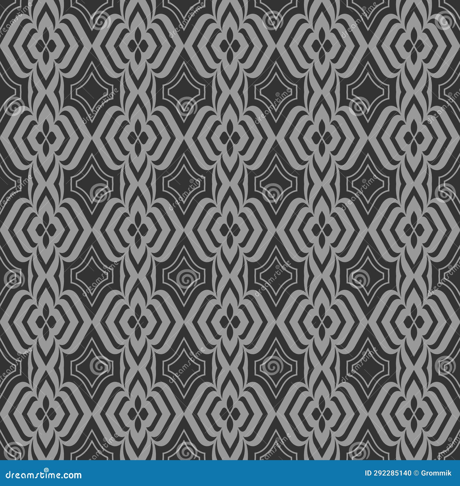 Seamless Abstract Pattern of Arbitrary Elements and Lines Stock ...