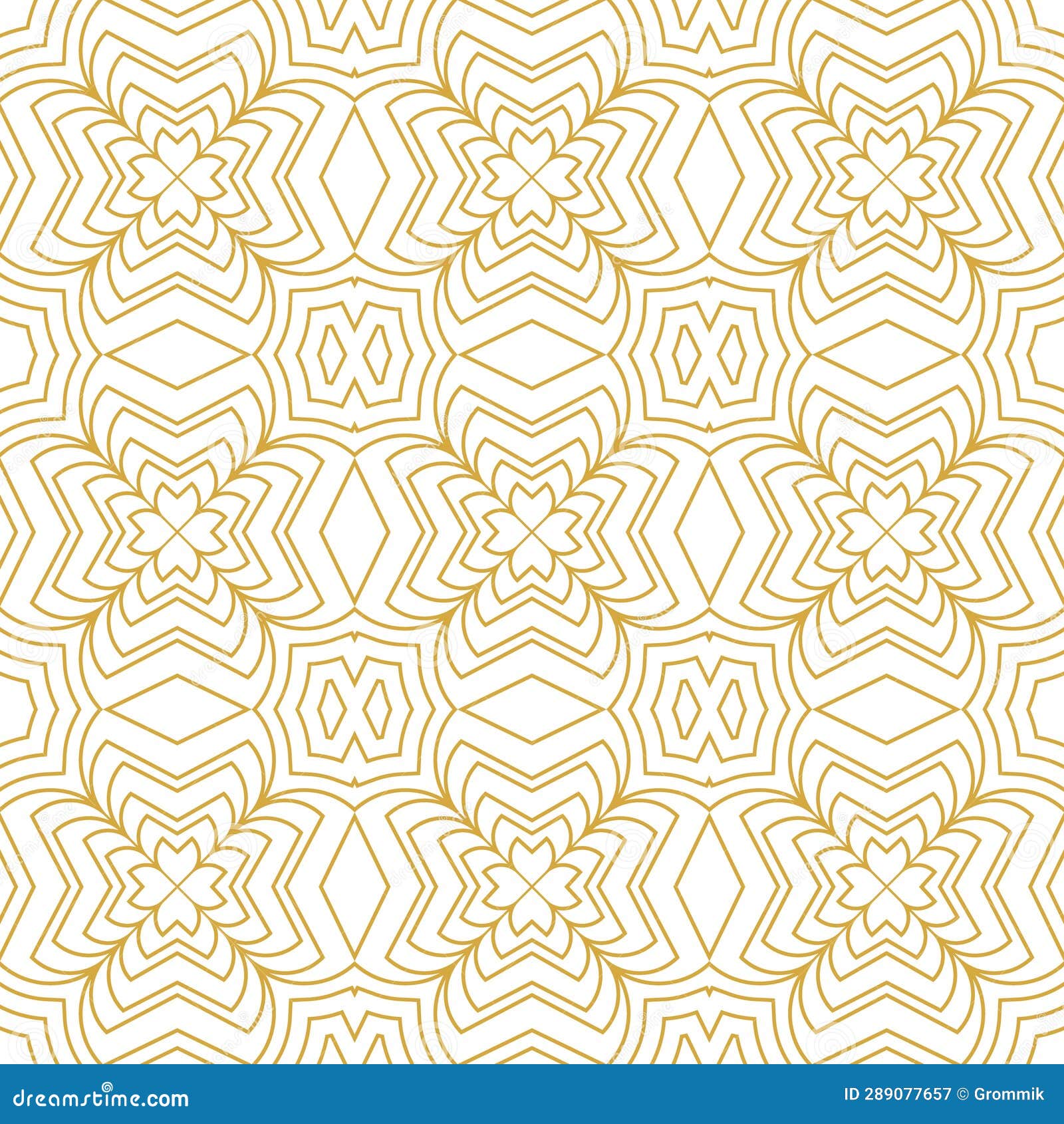 Seamless Abstract Pattern Of Arbitrary Elements Stock Vector