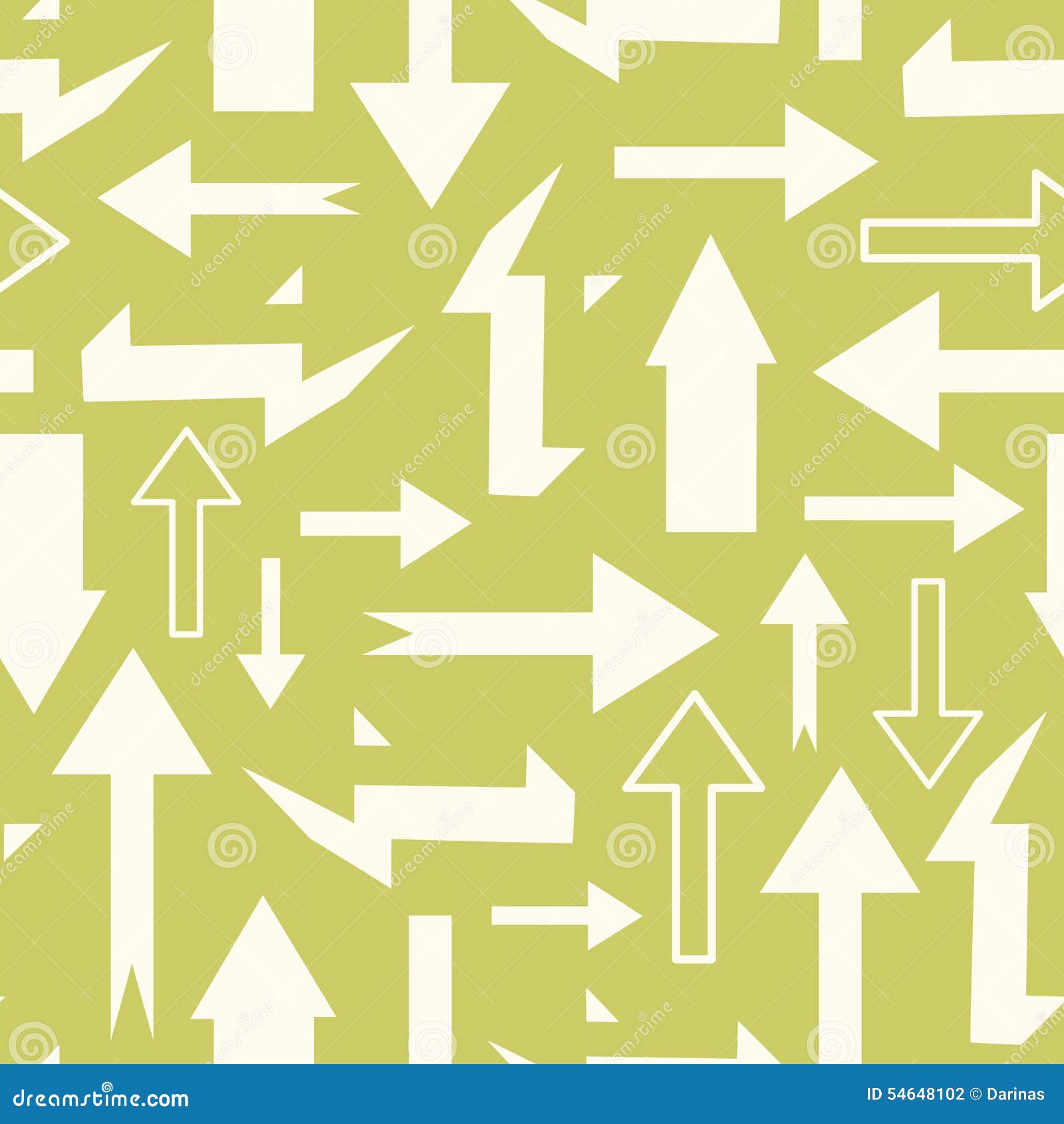 Seamless Abstract Pattern with Arrows Stock Vector - Illustration of ...