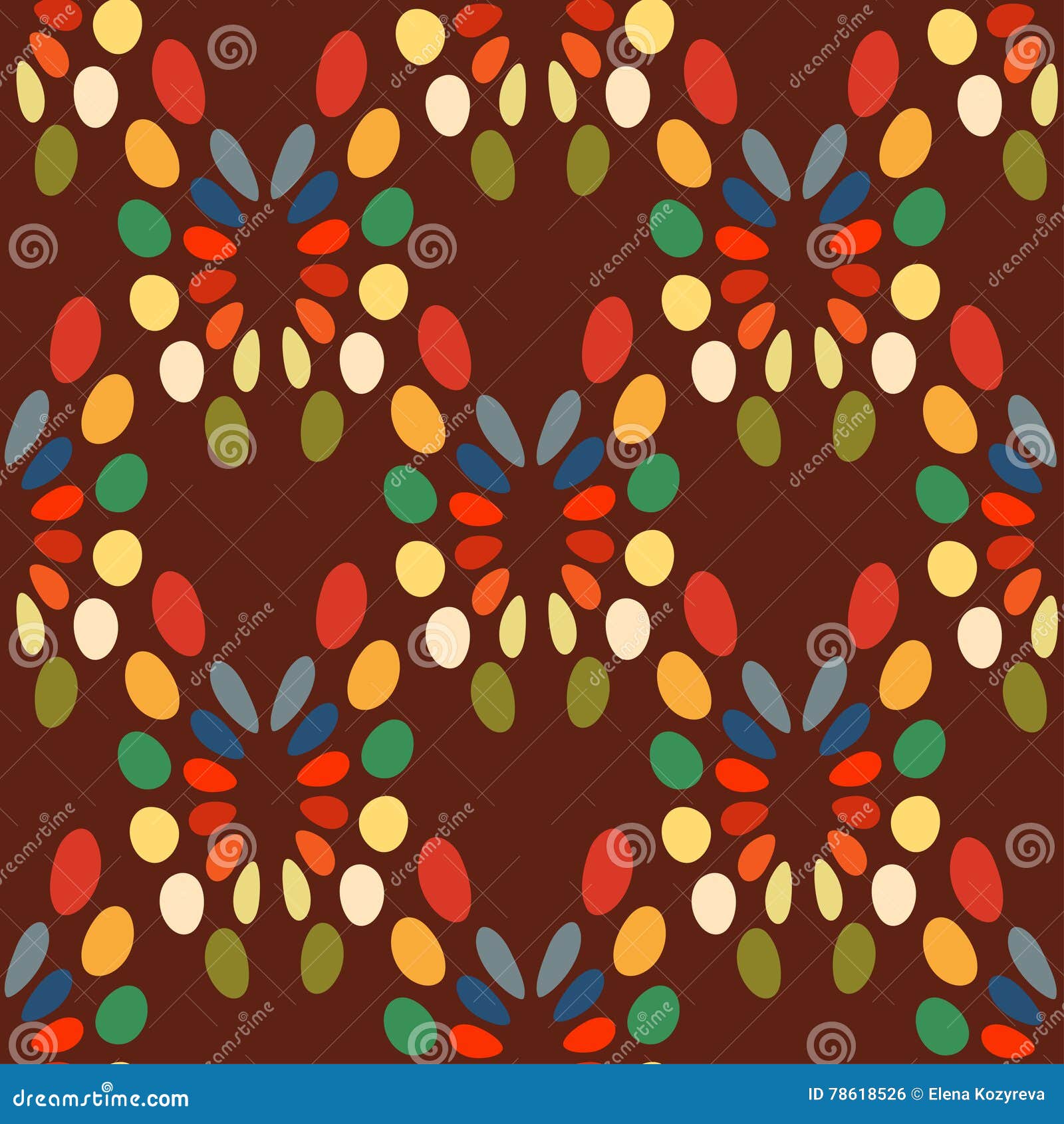 Seamless Abstract Pattern Bright Colors. Stock Vector - Illustration of ...