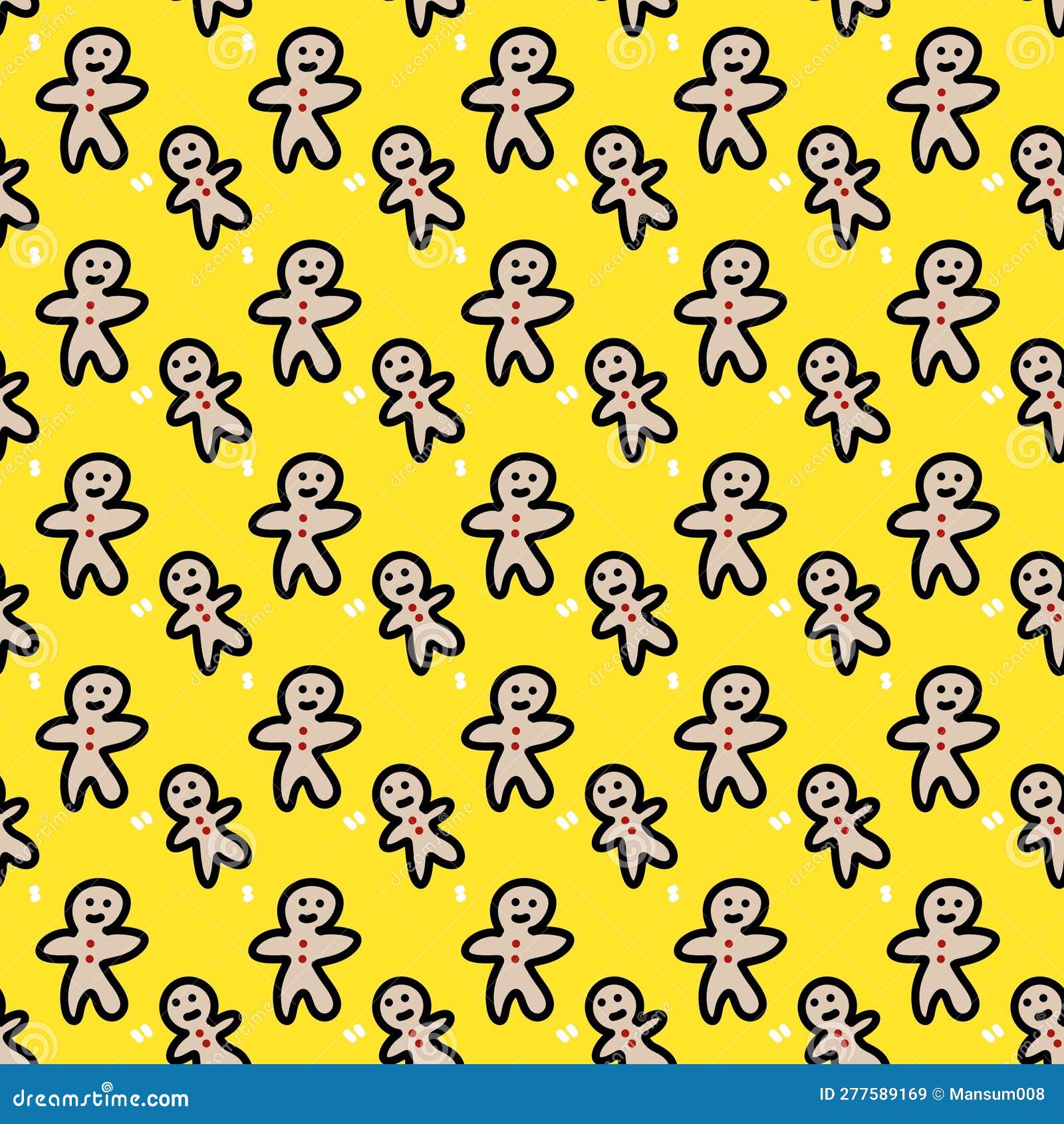 Seamless Abstract Pattern of Cute Cartoon. Illustration Stock ...