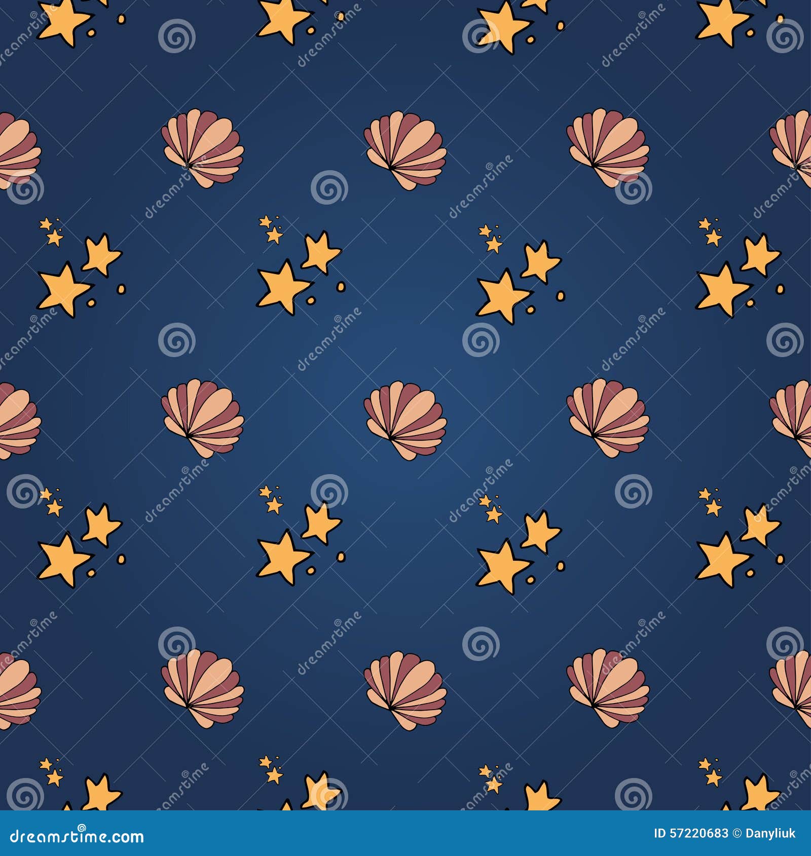 Seamless Abstract Pattern Nautical and Marine Background. Sea ...